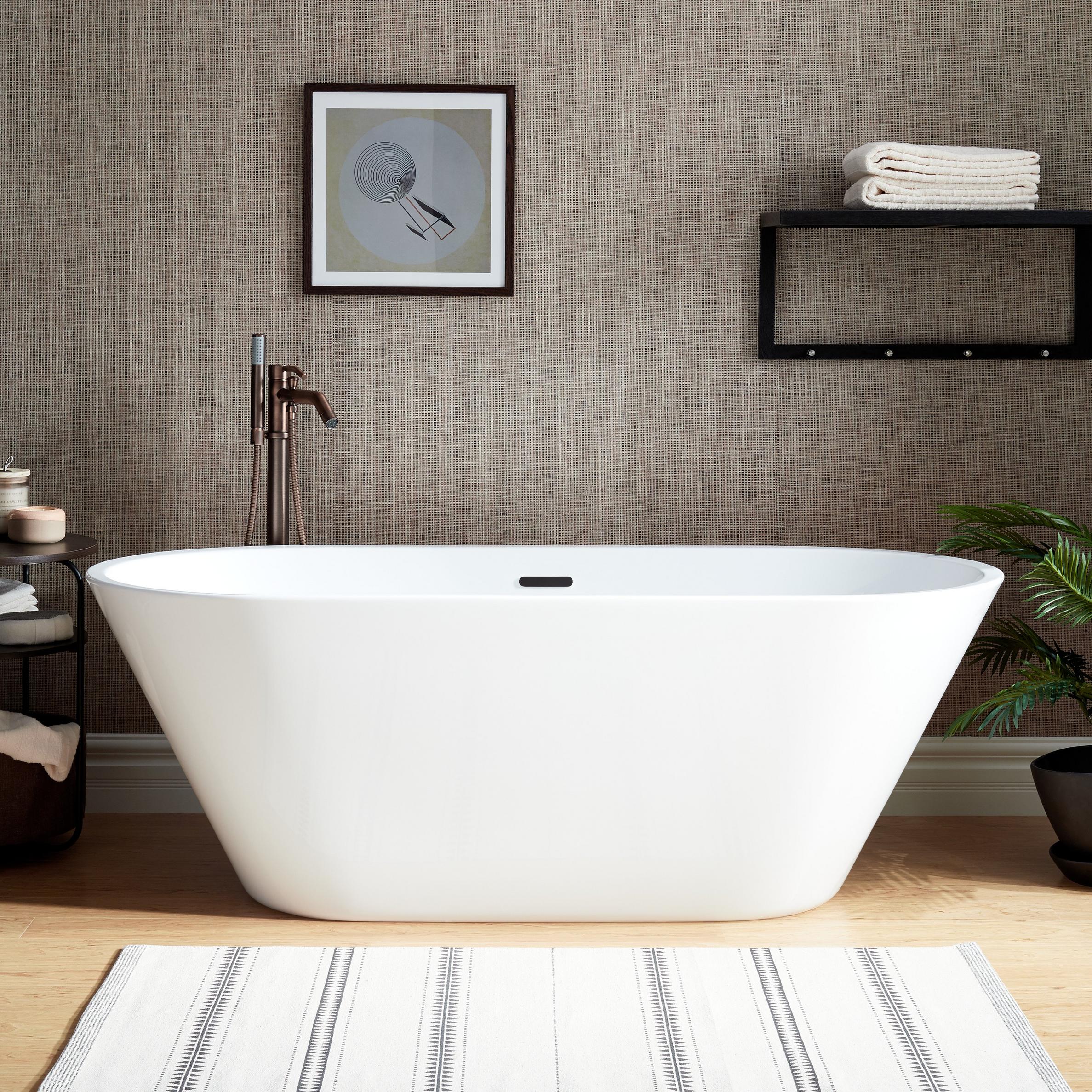 66" Danae Acrylic Freestanding Tub | Signature Hardware