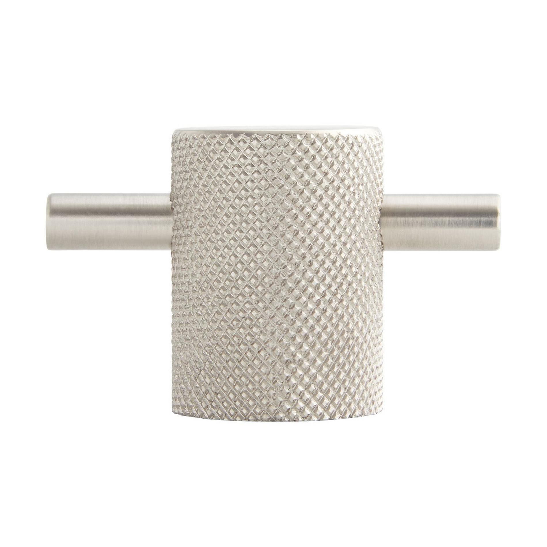 Calix Knurled Brass Cabinet T Knob | Signature Hardware