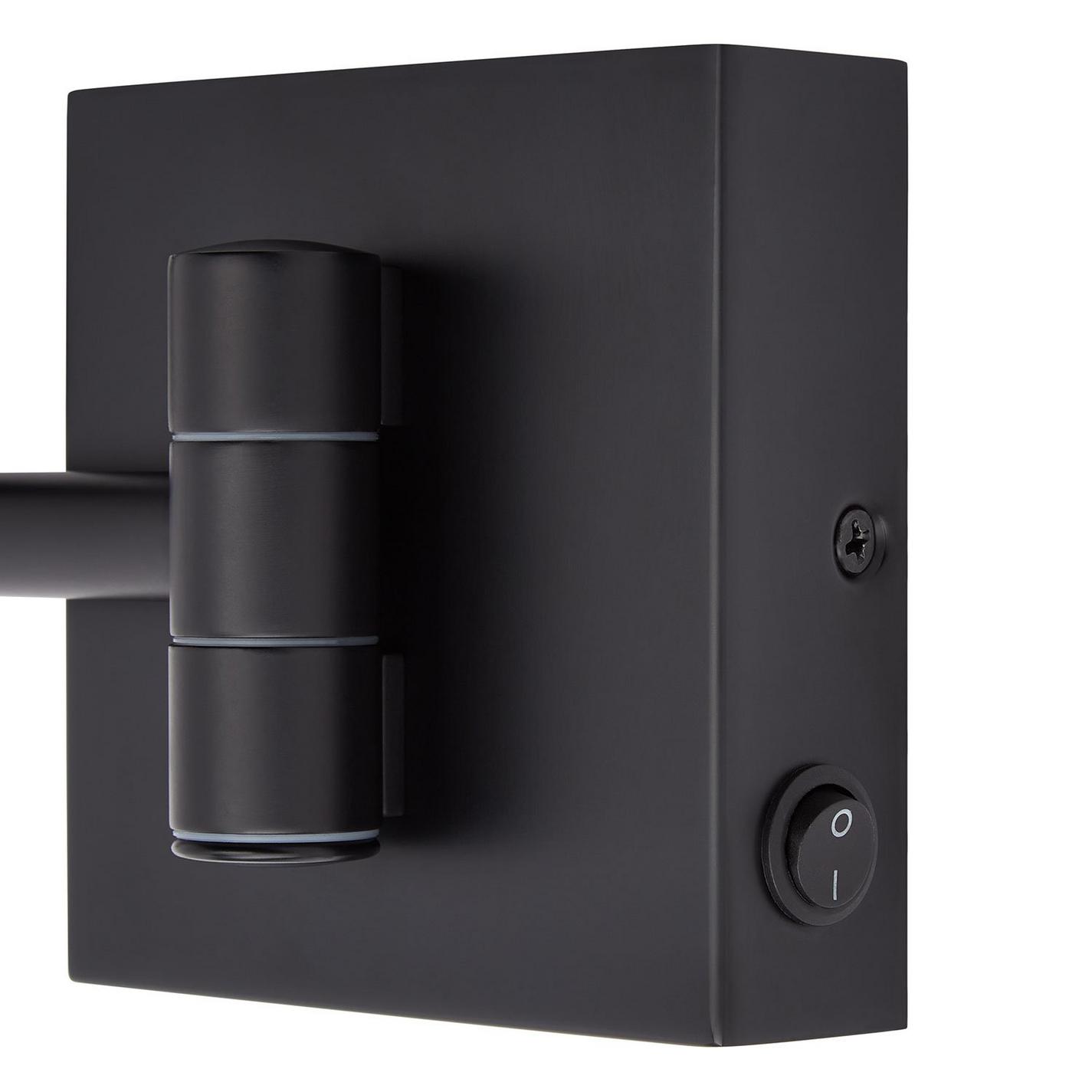 Norabel Magnifying Double-Sided Wall-Mount Lighted Makeup Mirror- Satin Black | Signature Hardware