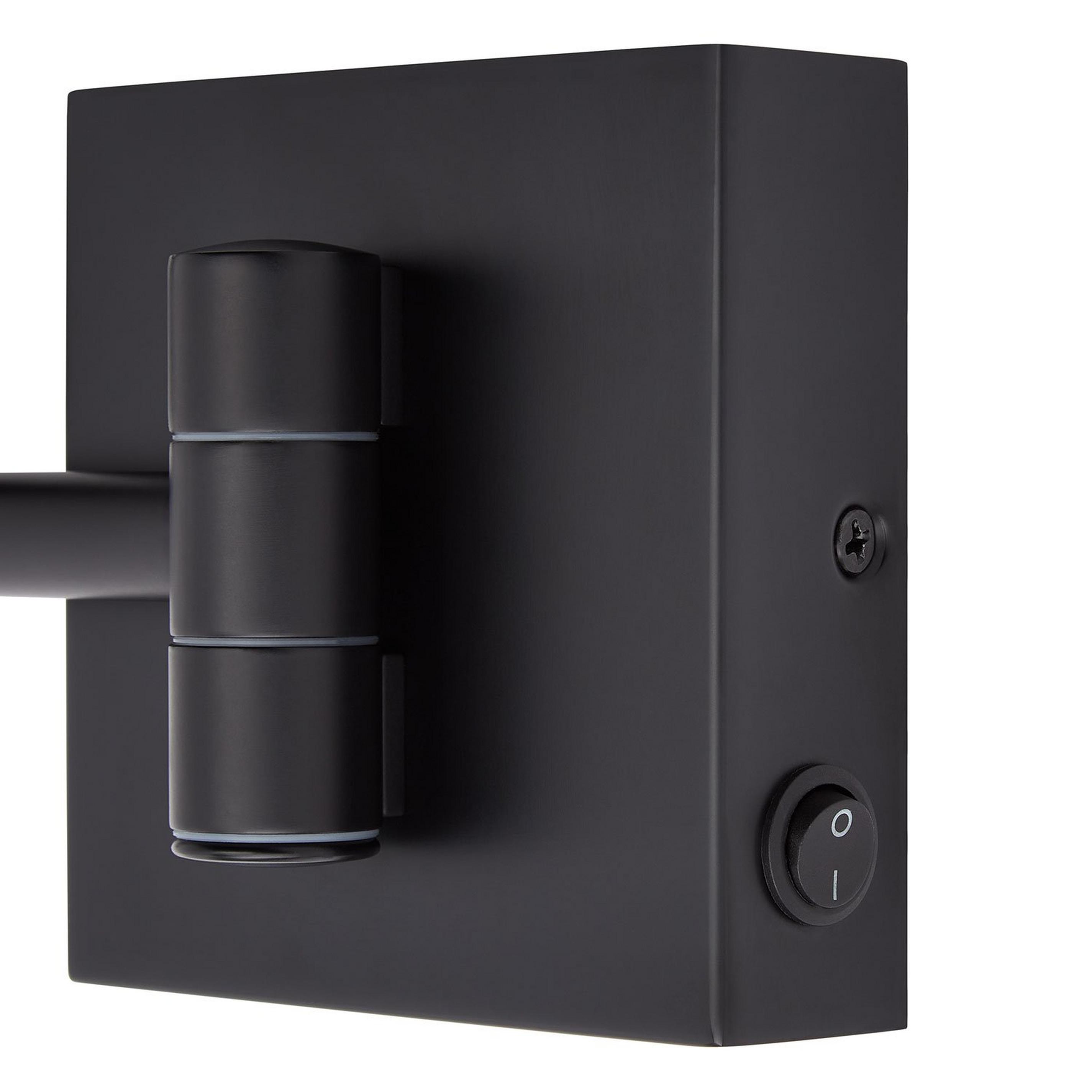 Norabel Magnifying Double-Sided Wall-Mount Lighted Makeup Mirror- Satin Black | Signature Hardware