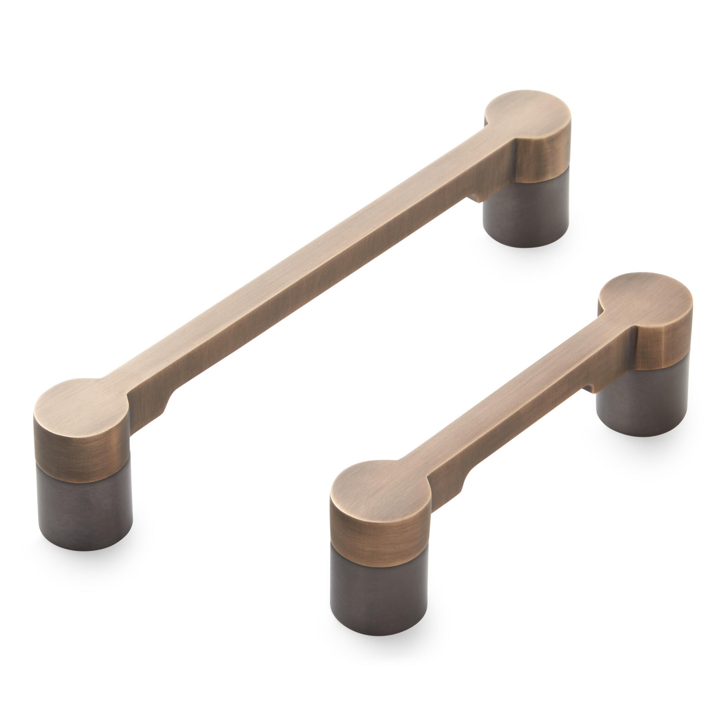 Sayler Two Tone Brass Cabinet Pull | Signature Hardware