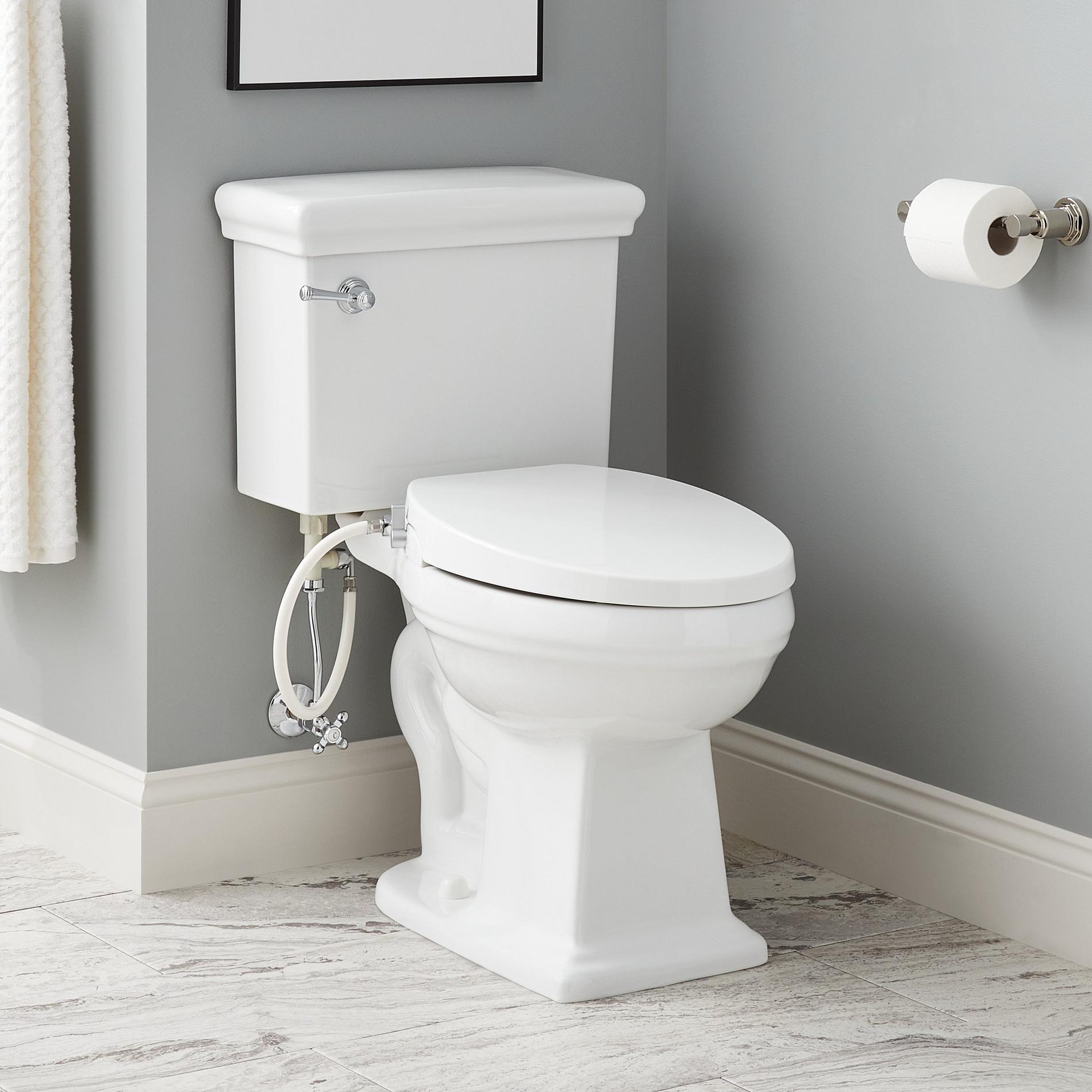 Key West Two-Piece Elongated Toilet - ADA Compliant - Bidet Seat ...