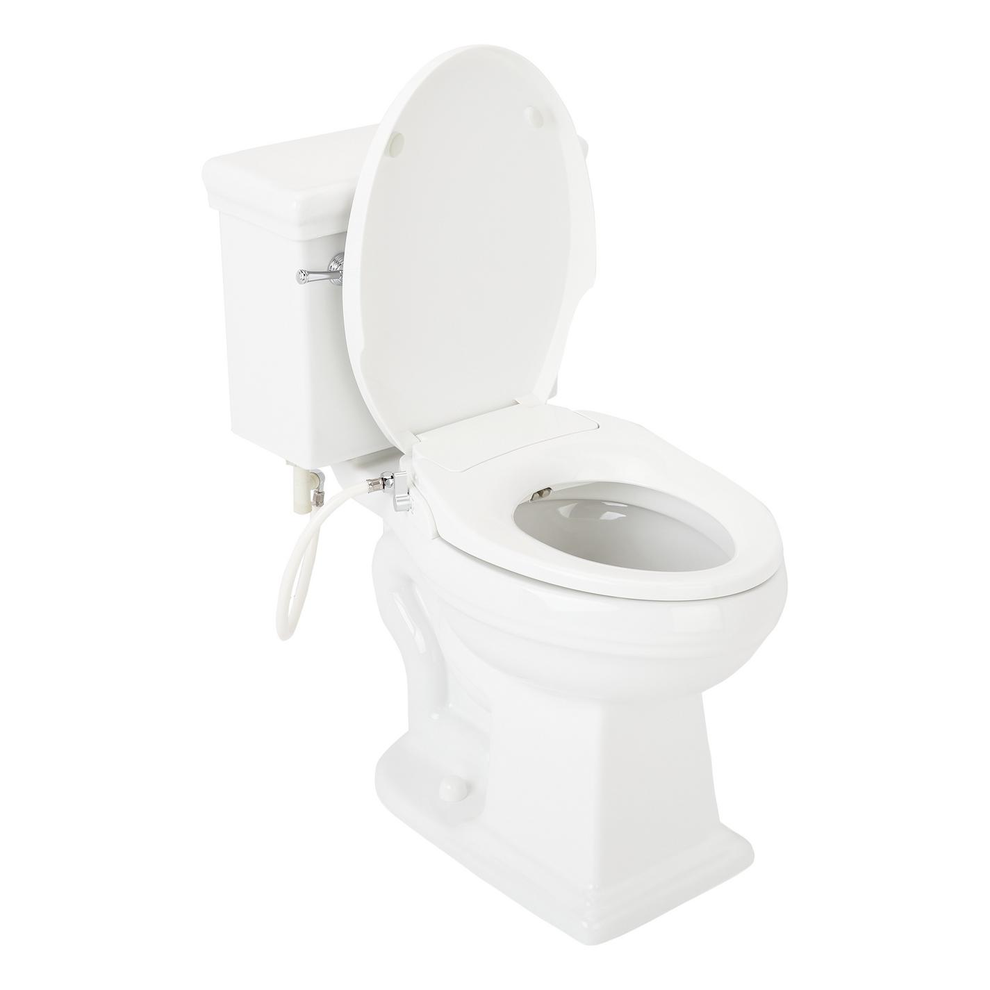Key West Two-Piece Elongated Toilet - ADA Compliant - Bidet Seat ...