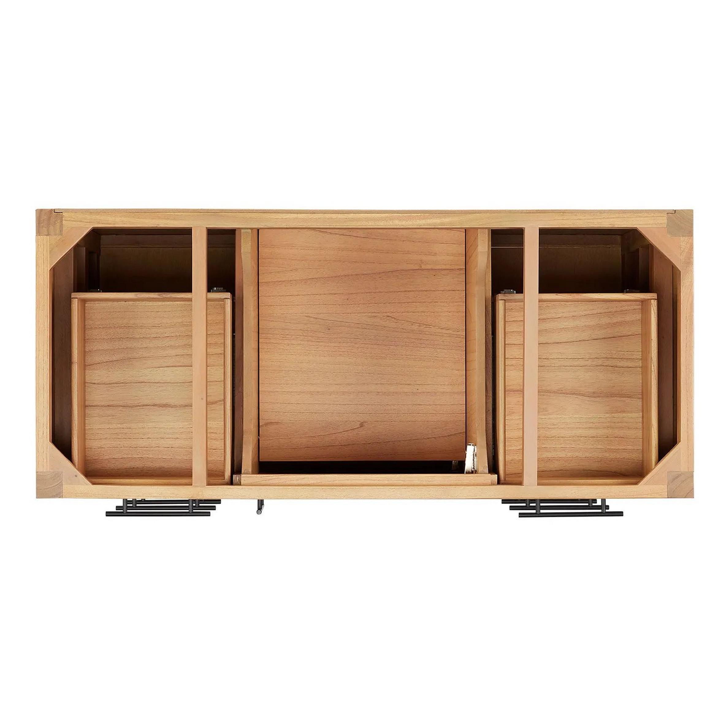 48" Ayanna Vanity with Rectangular Undermount Sink - Natural Mindi ...