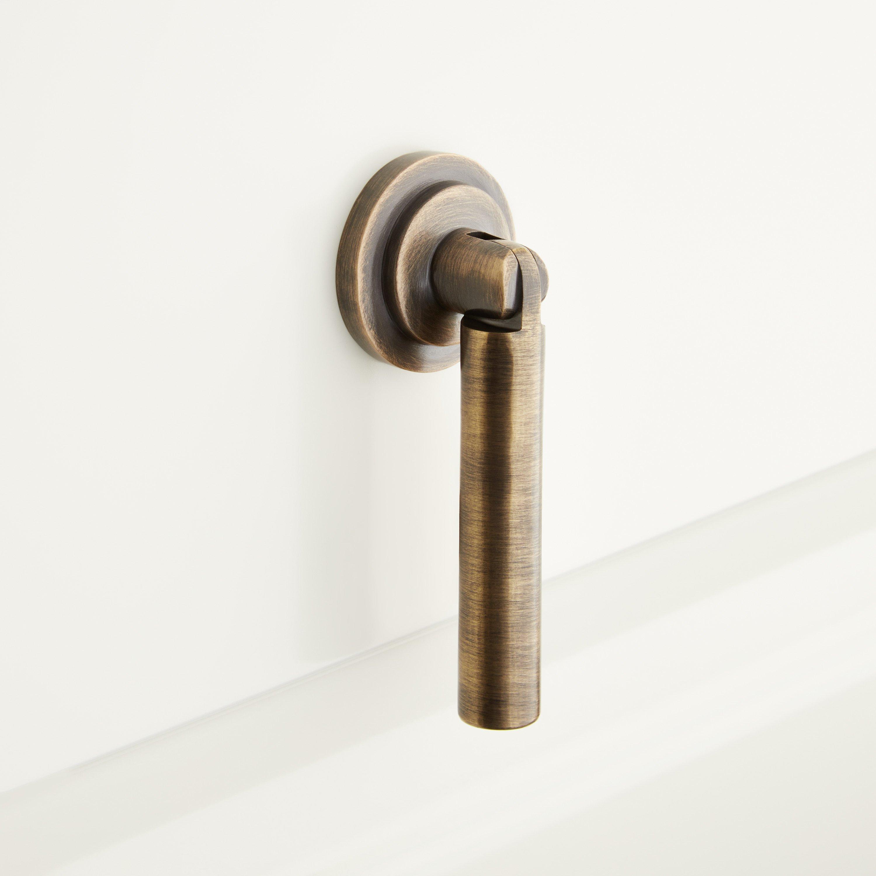 Colmar Brass Drop Pull - Antique Brass | Signature Hardware