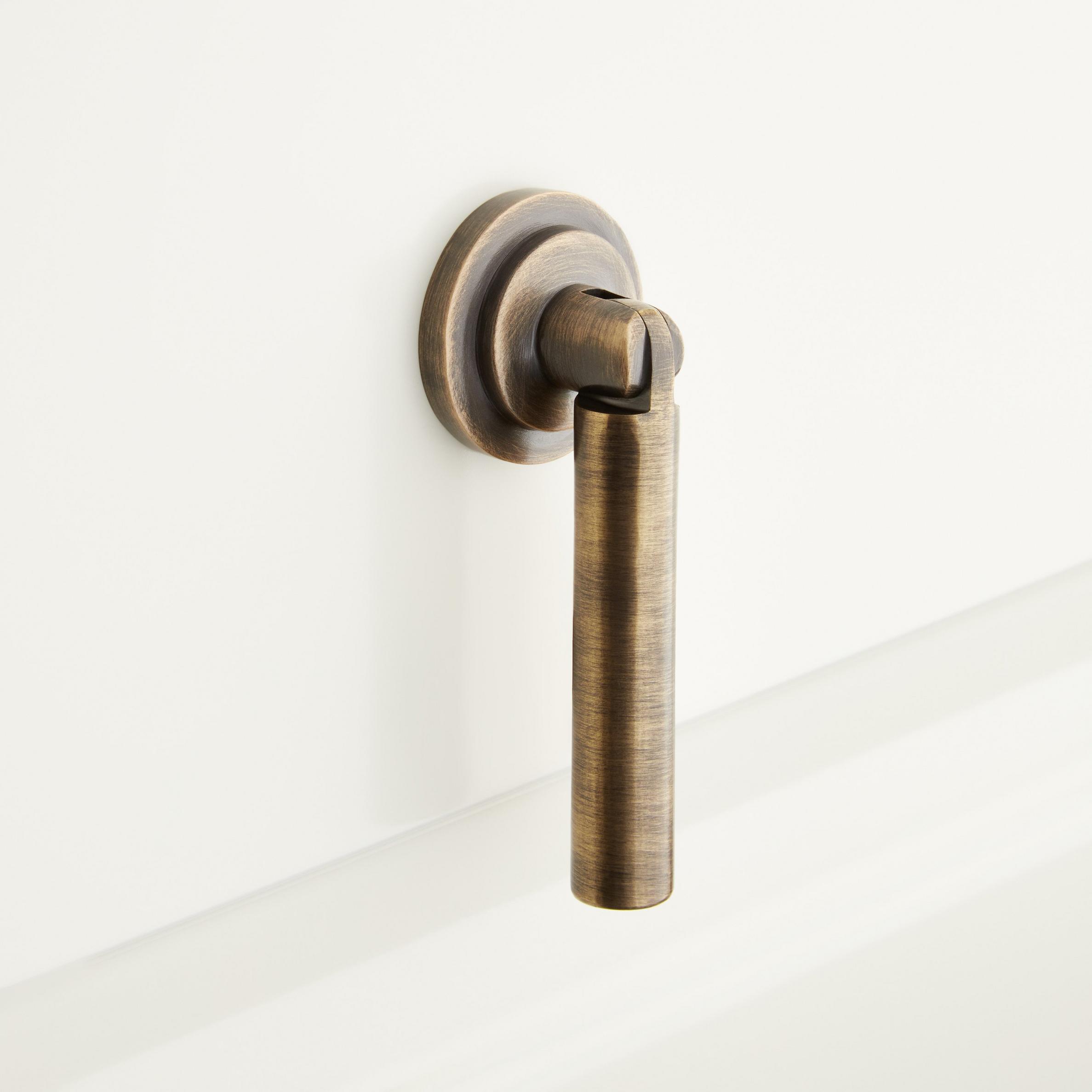 Colmar Brass Drop Pull - Antique Brass | Signature Hardware