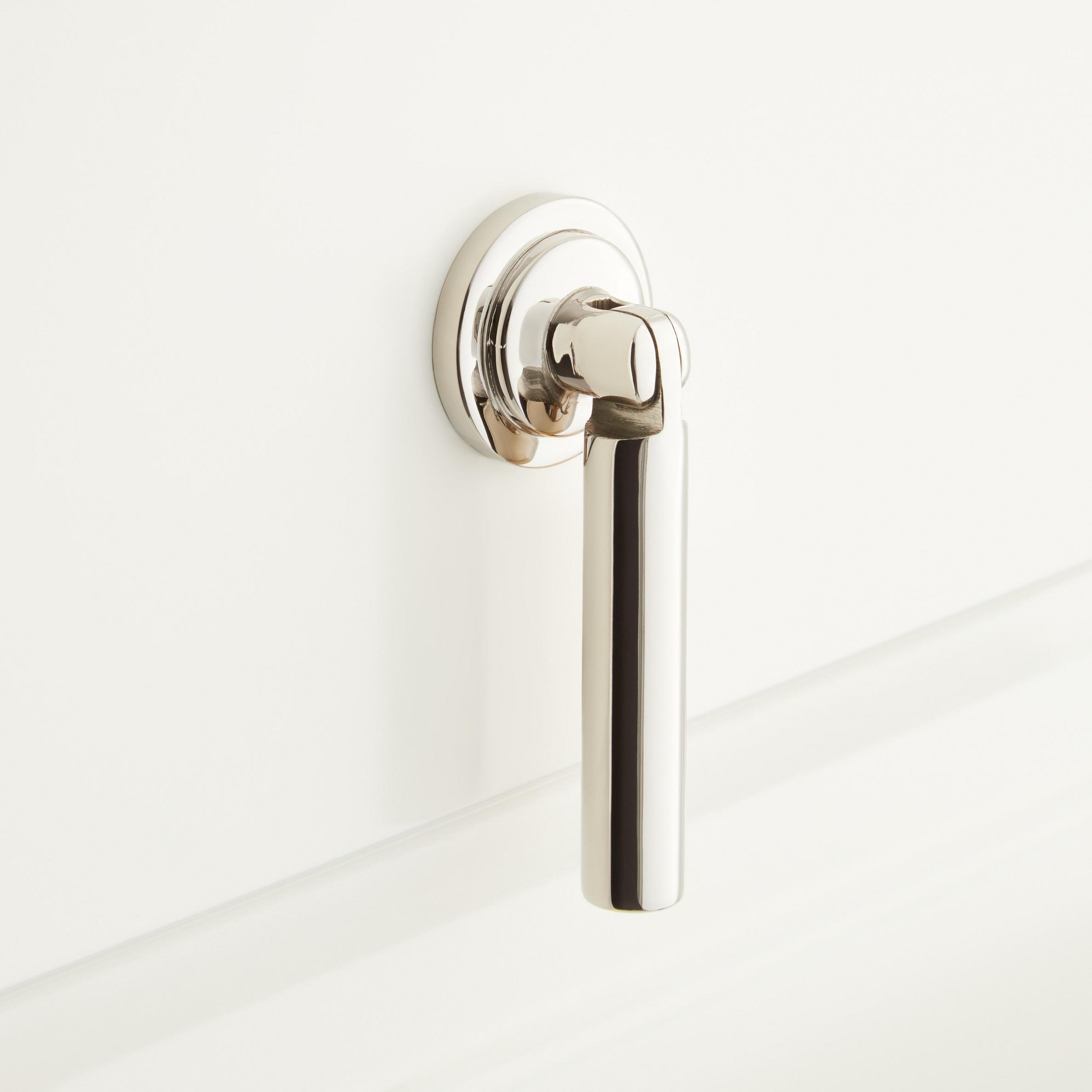 Colmar Brass Drop Pull - Polished Nickel | Signature Hardware