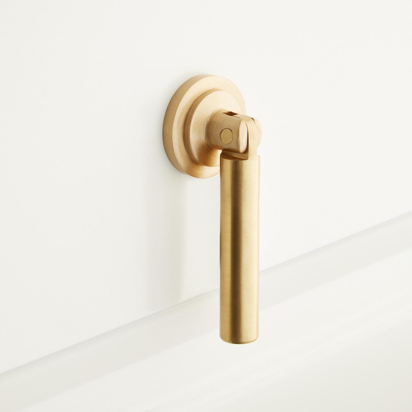 Colmar Brass Drop Pull - Satin Brass | Signature Hardware
