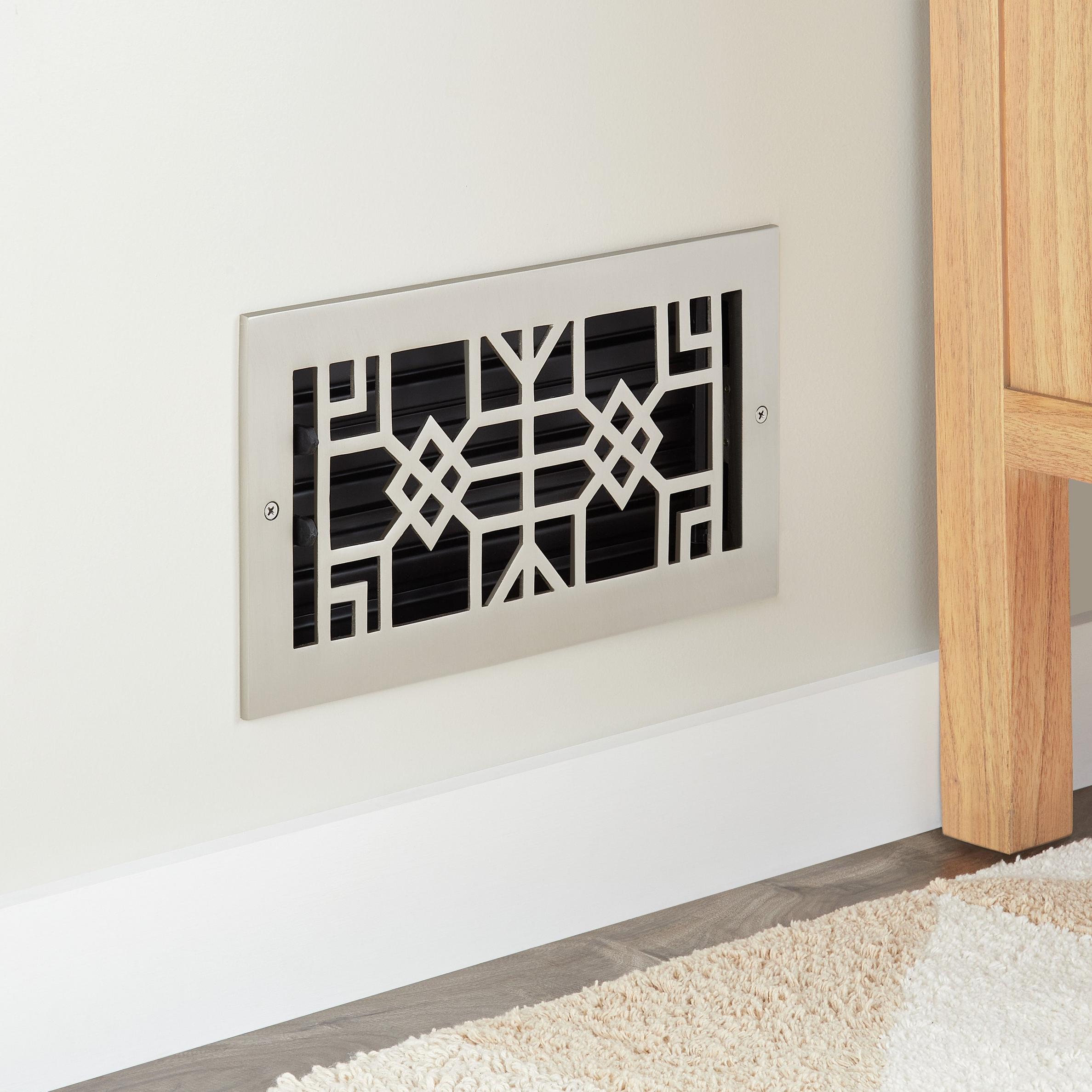 Milnor Solid Brass Wall Register | Signature Hardware