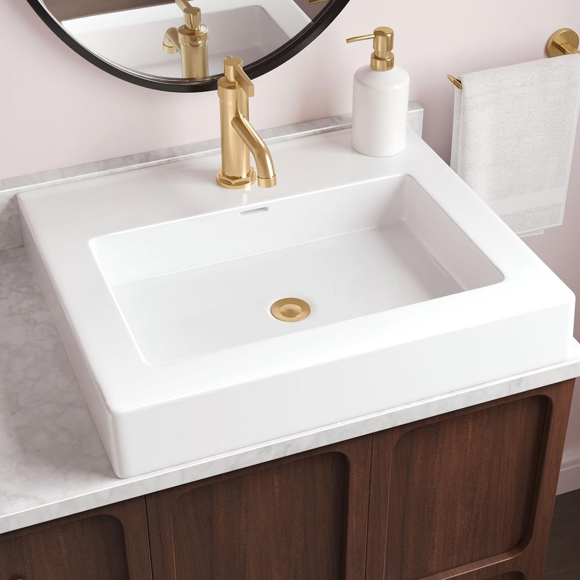Semi-Recessed Bathroom Sinks | Signature Hardware