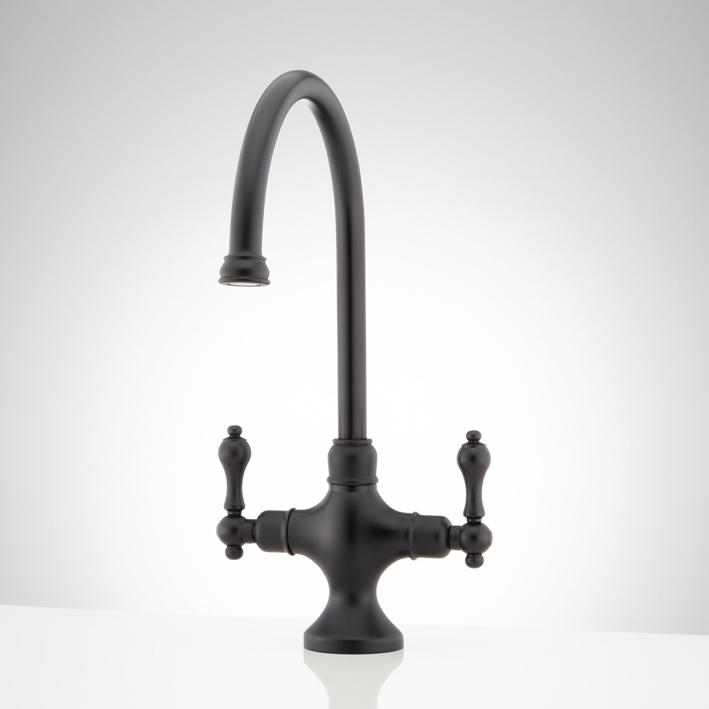 Isabel Single-Hole Gooseneck Bar Faucet | Signature Hardware