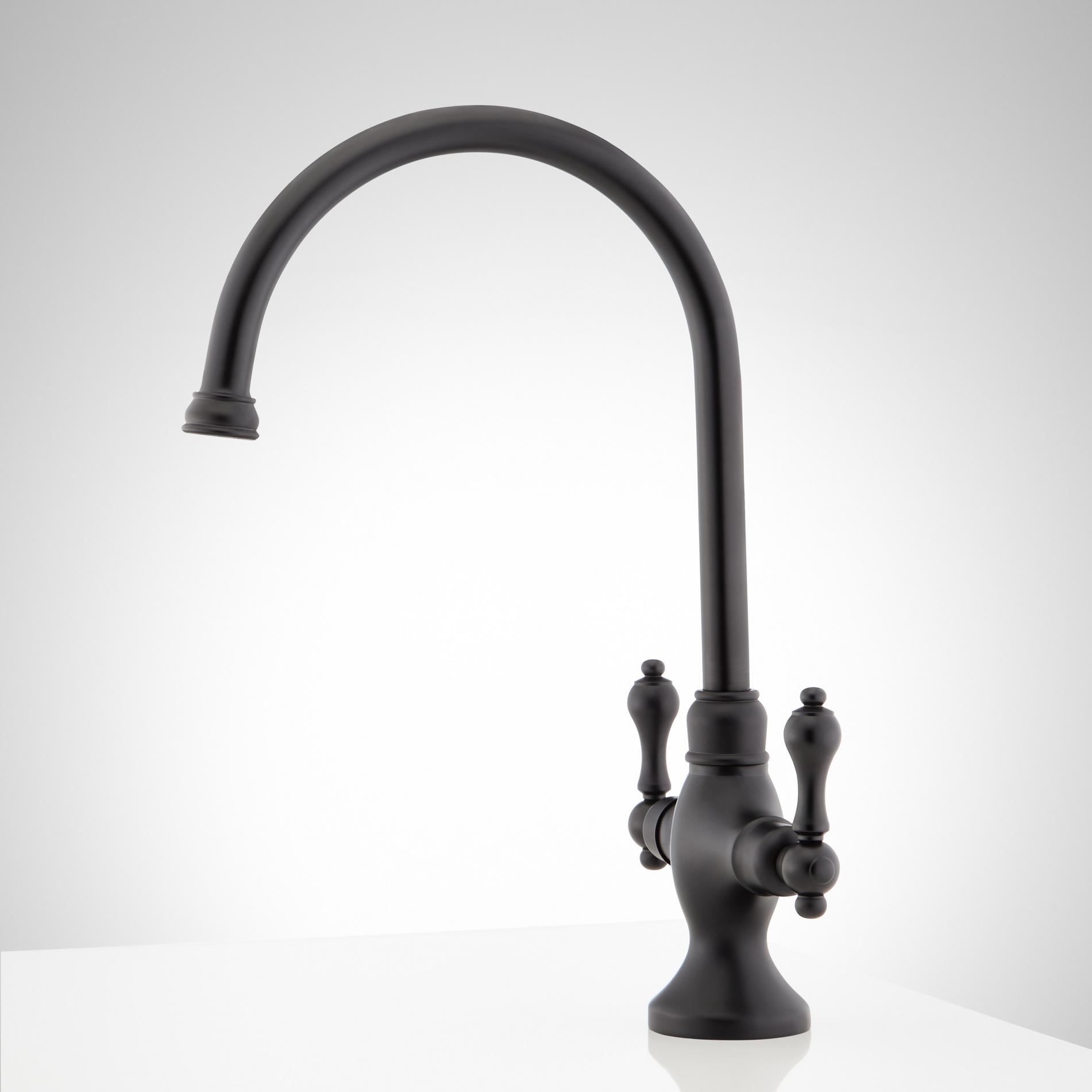 Isabel Single-Hole Gooseneck Bar Faucet | Signature Hardware