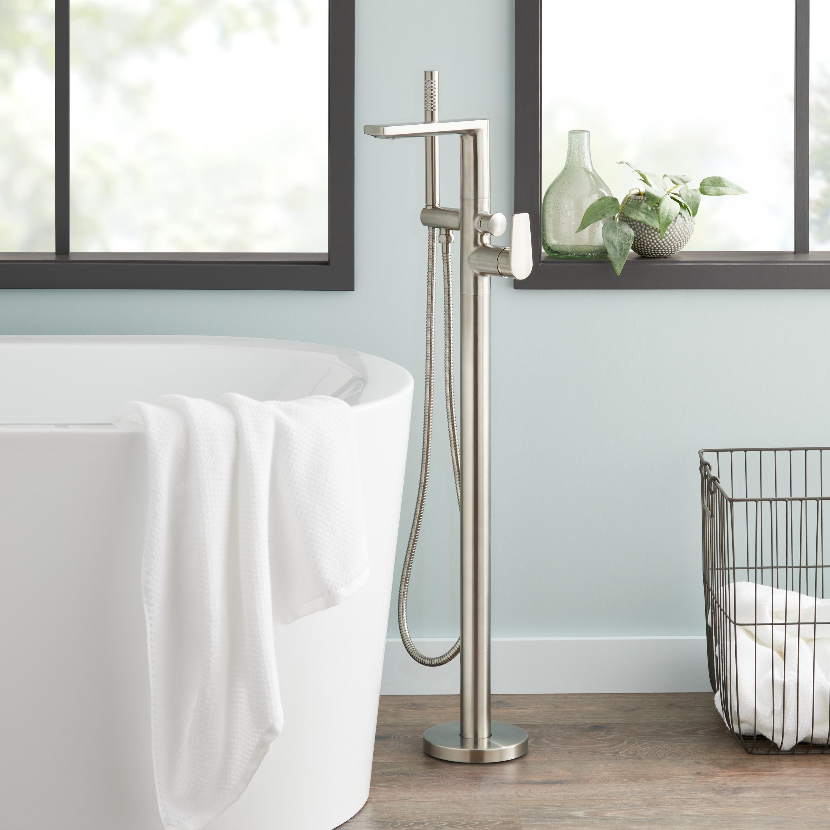 Berwyn Freestanding Tub Faucet with Hand Shower | Signature Hardware