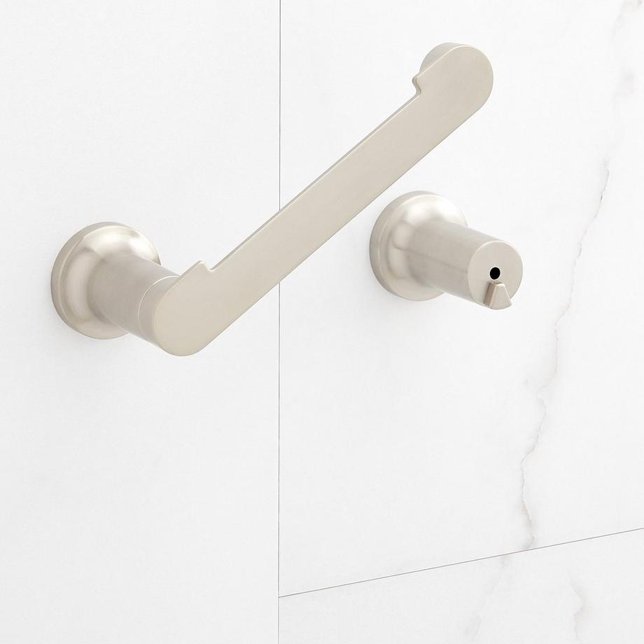 Solid Brass Double Coat Hook Satin Brass Signature Hardware
