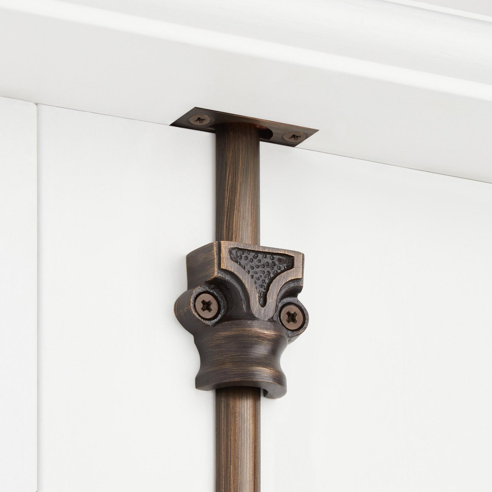 Temple Brass Cabinet Cremone Bolt | Signature Hardware