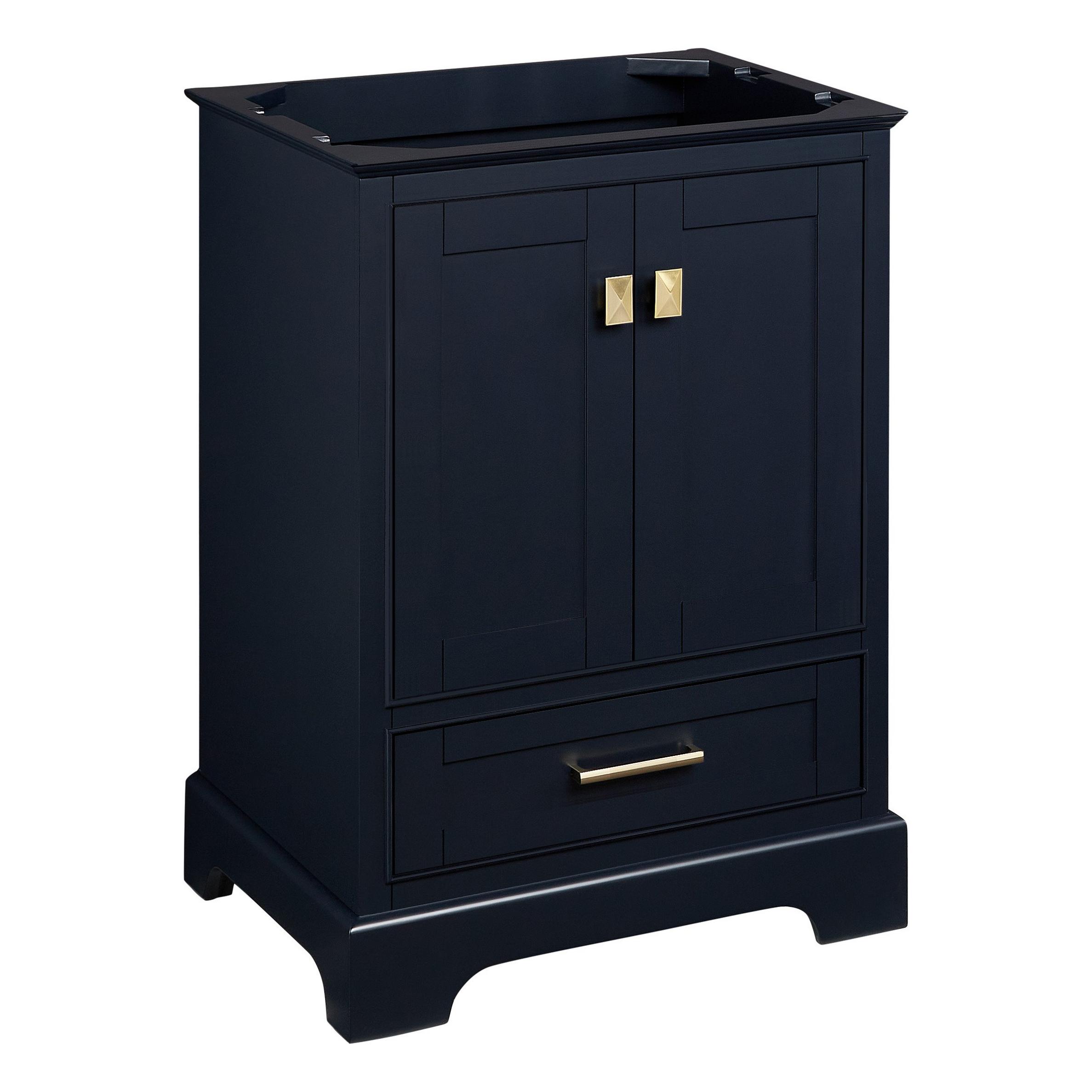 24" Quen Vanity With Rectangular Undermount Sink - Midnight Navy Blue ...