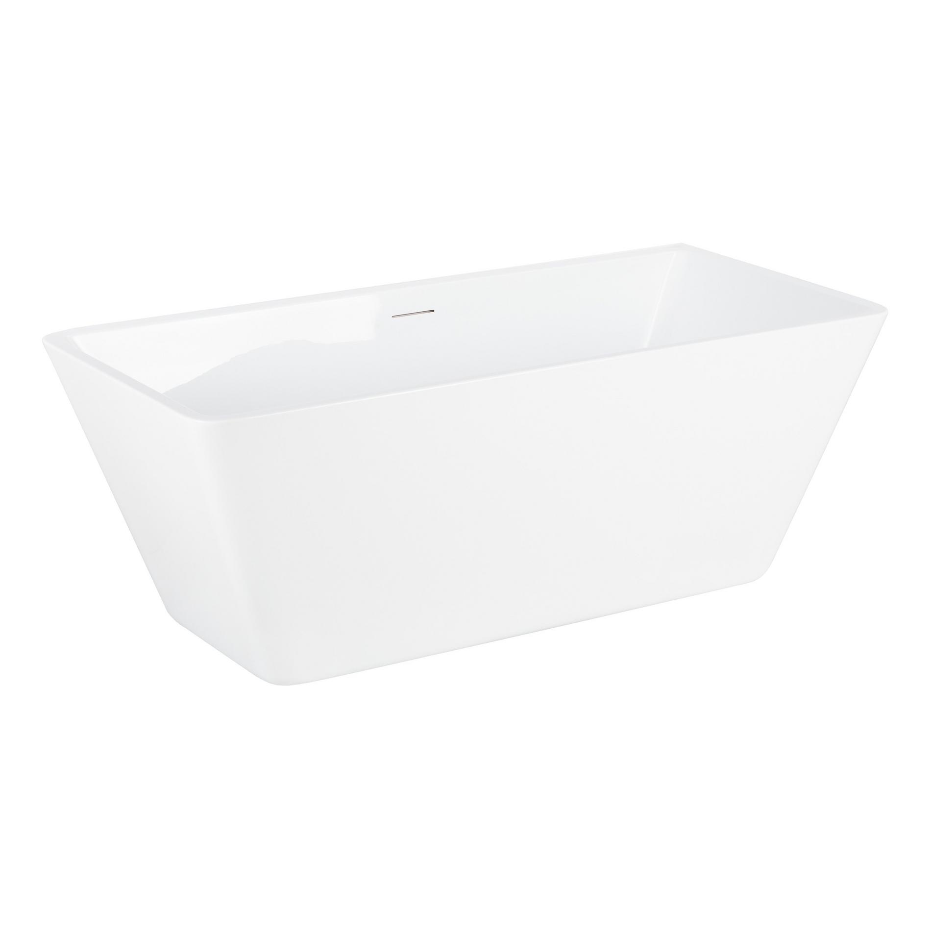 65" Laxson Acrylic Freestanding Tub | Signature Hardware