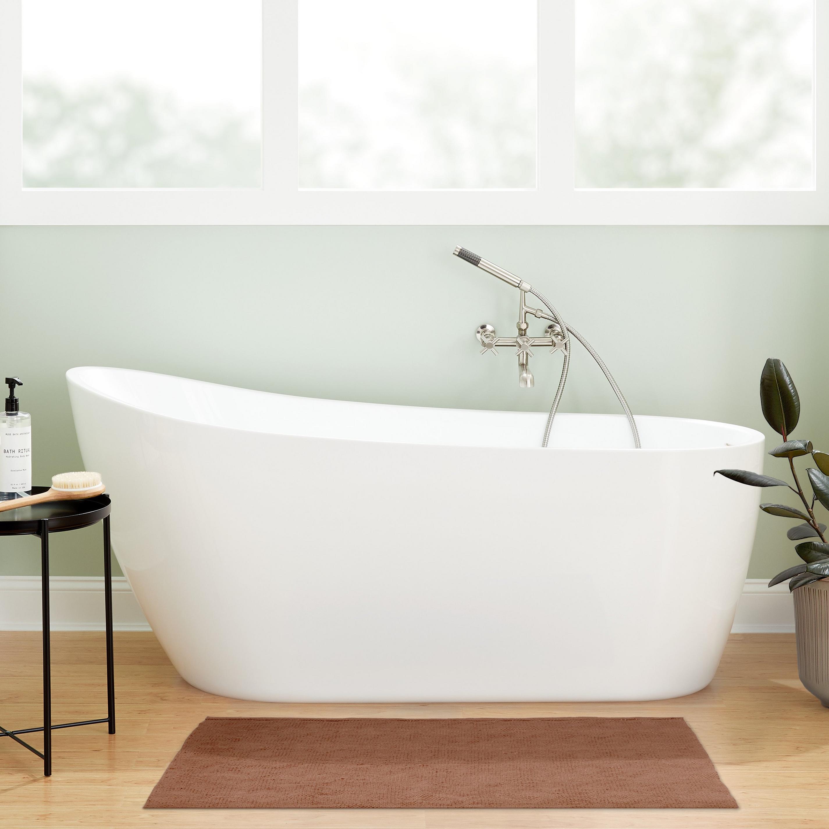 59" Sheba Acrylic Slipper Tub | Signature Hardware