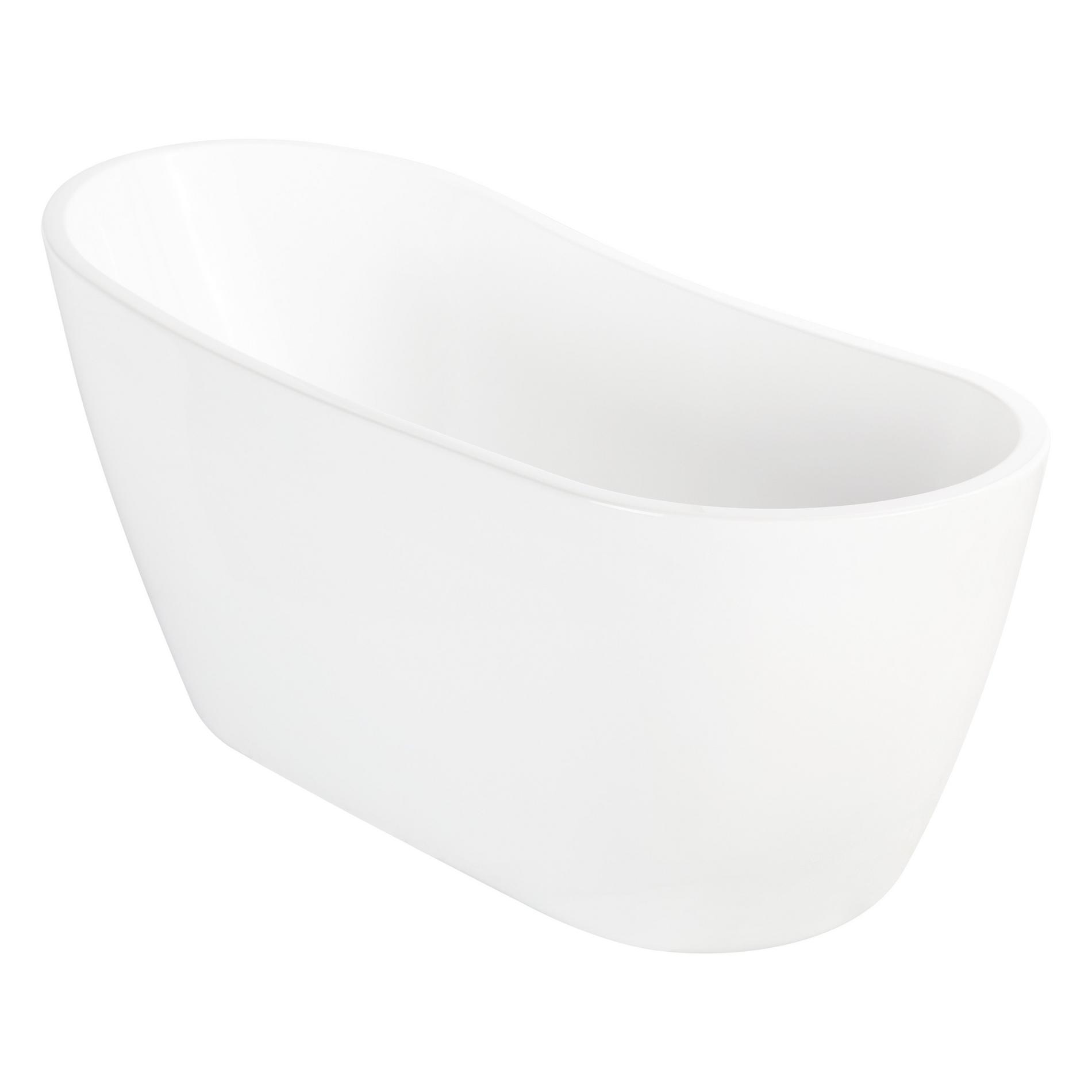 59" Sheba Acrylic Slipper Tub | Signature Hardware