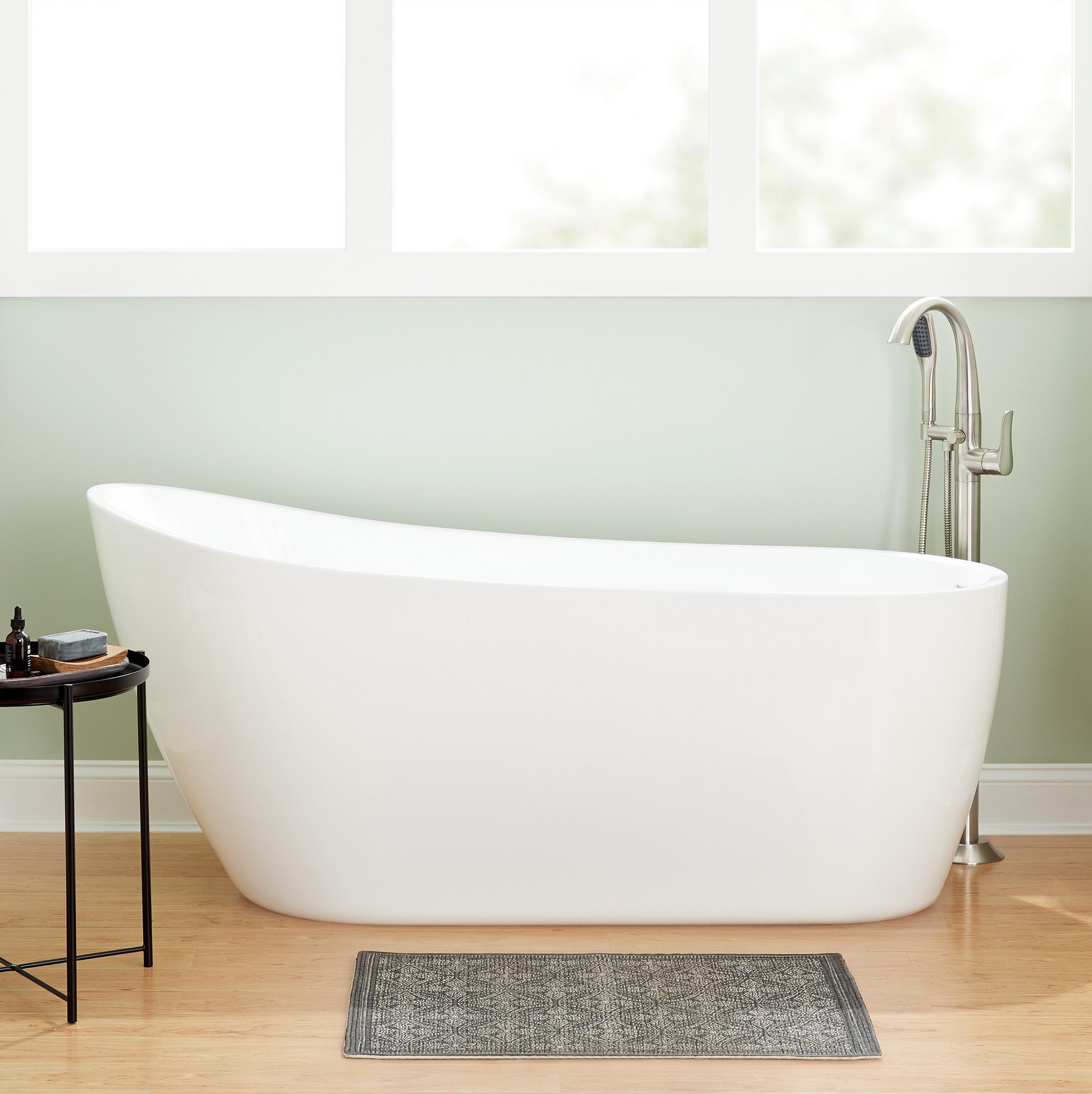 66" Sheba Acrylic Slipper Tub | Signature Hardware