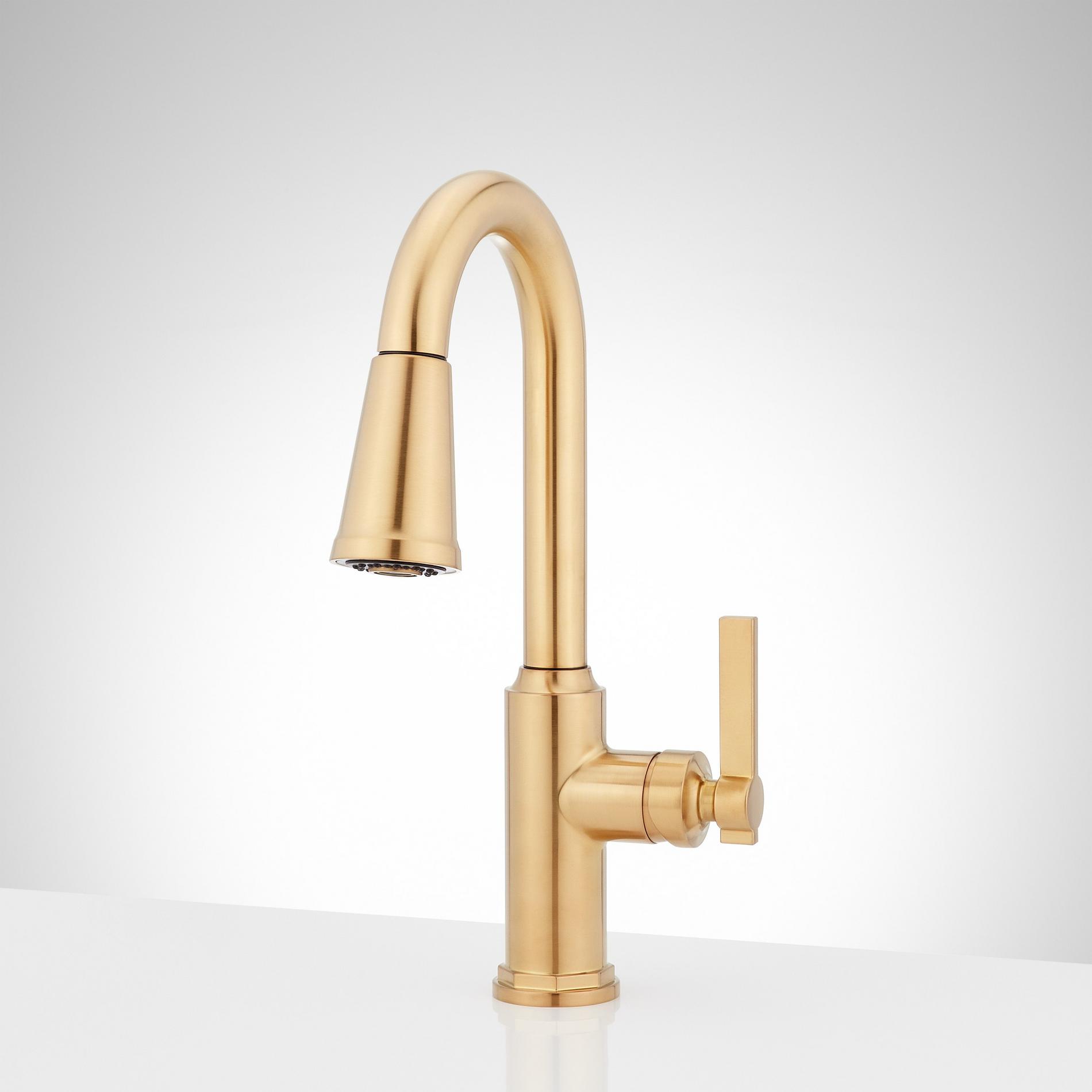 Greyfield Single-Hole Pull-Down Bar Faucet | Signature Hardware