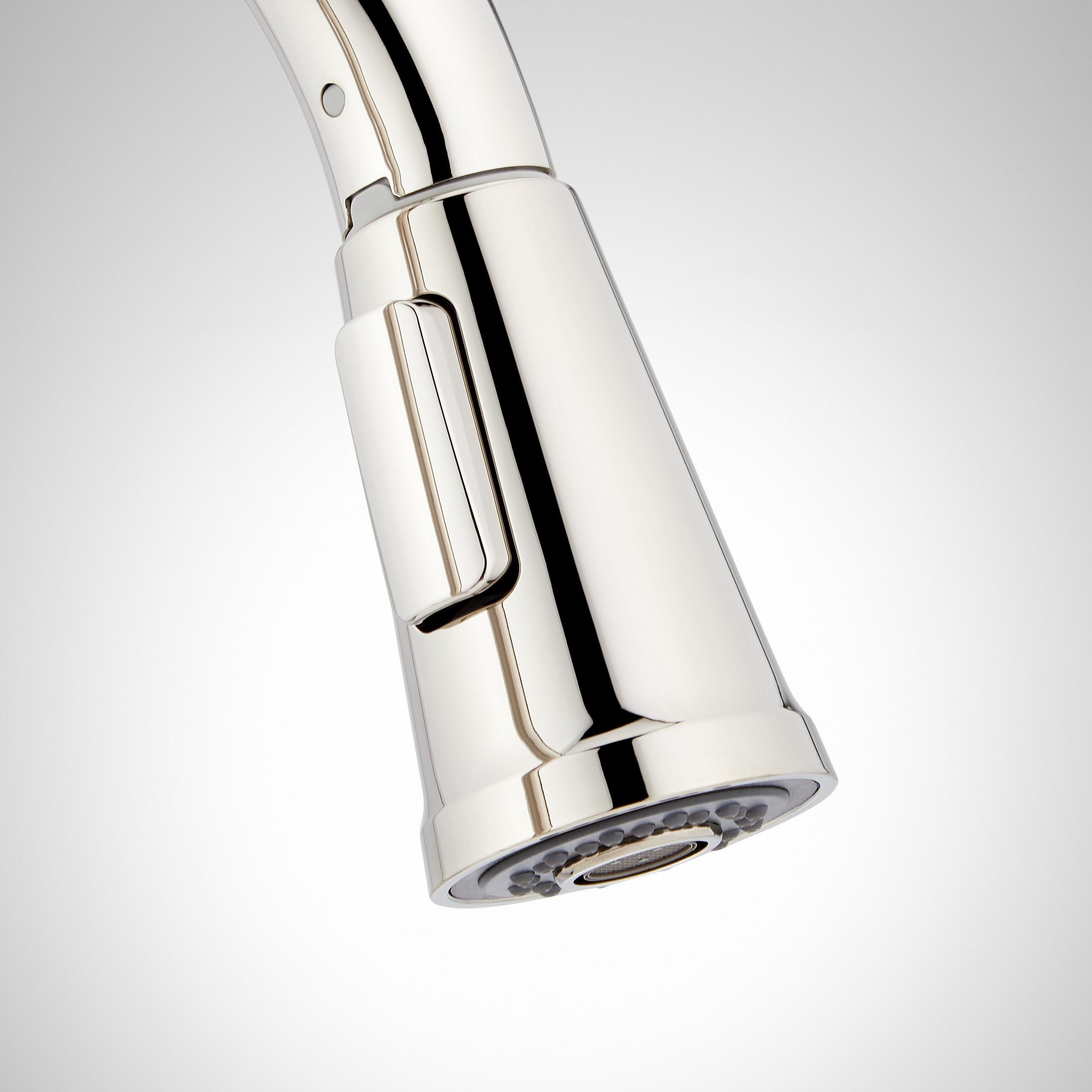 Greyfield Single-Hole Pull-Down Bar Faucet - Polished Nickel ...
