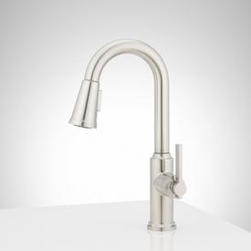 Greyfield Single-Hole Pull-Down Bar Faucet | Signature Hardware