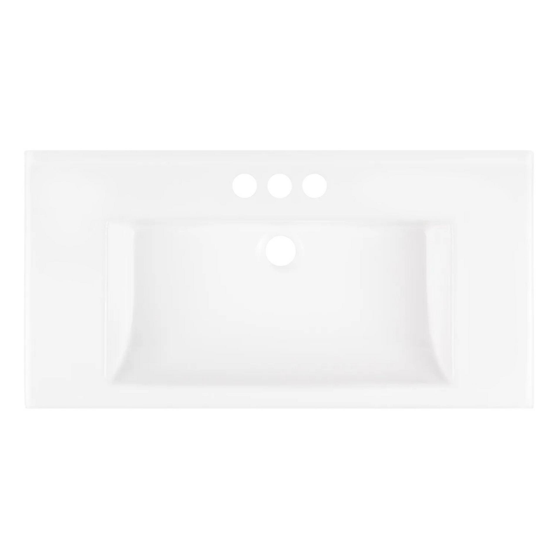 30" Fircrest Vanity with Integral Sink - Sandy Oak | Signature Hardware