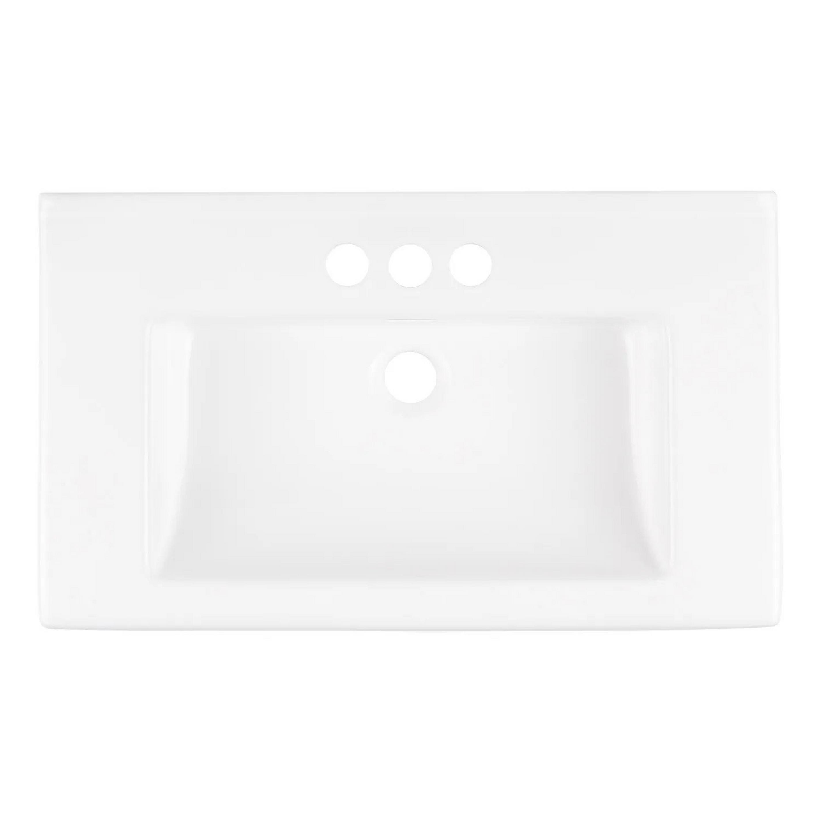 24" Fircrest Vanity with Integral Sink - Sandy Oak | Signature Hardware