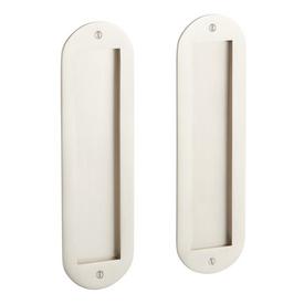 Rounded Pop-Out Brass Pocket Door Pull | Signature Hardware
