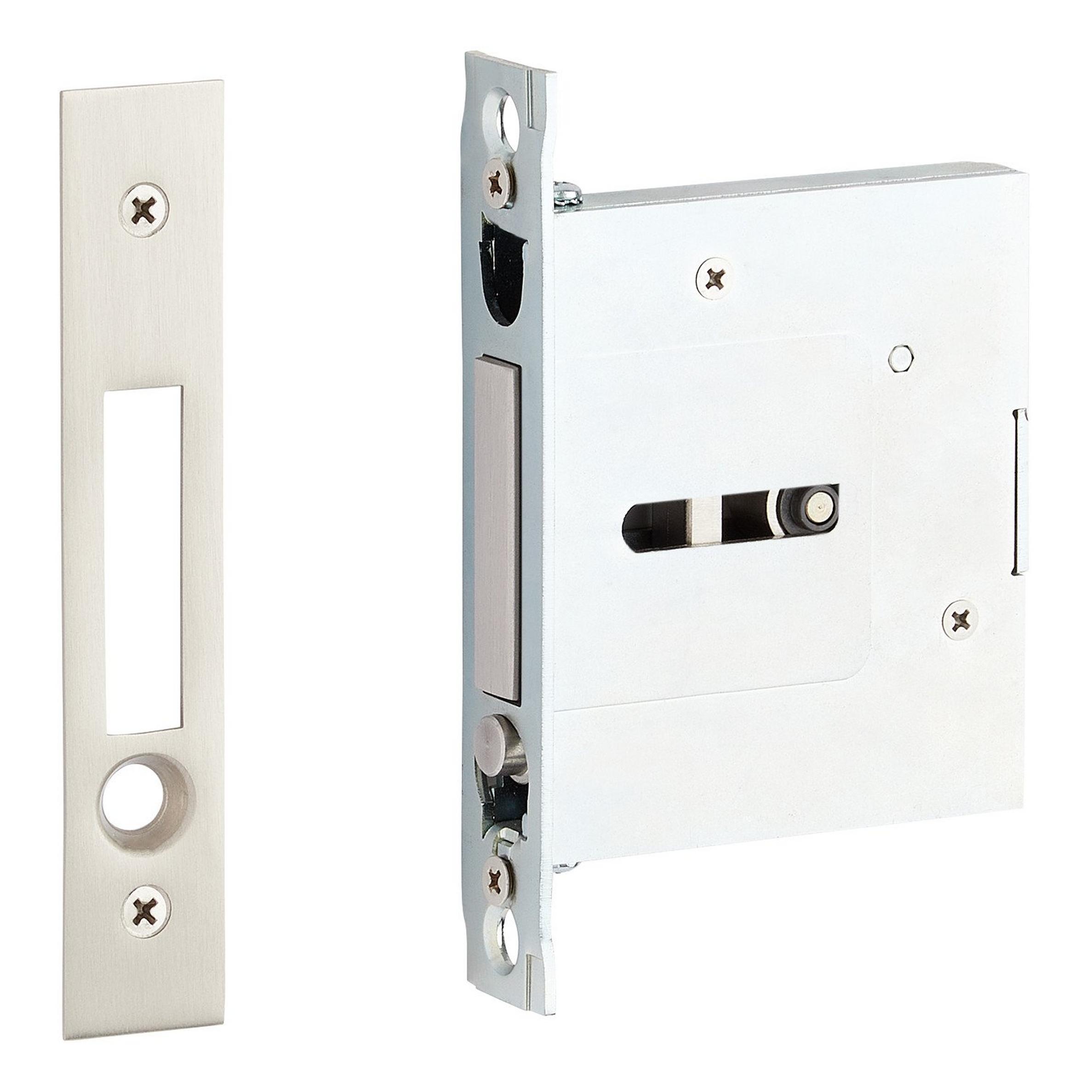 Elongated Pop-Out Brass Pocket Door Pull | Signature Hardware