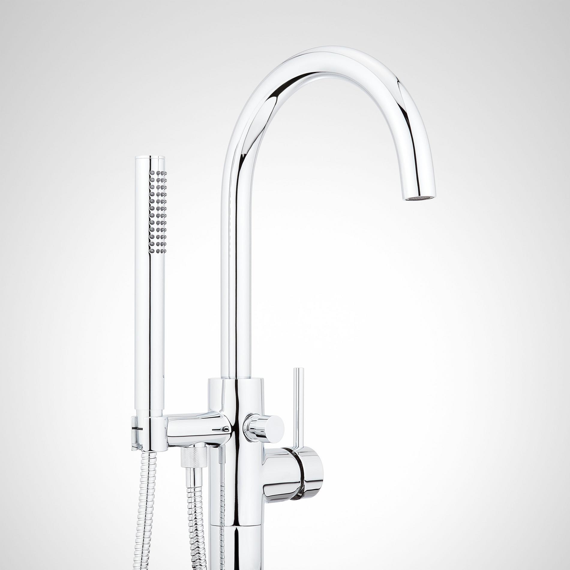 Lexia Freestanding Tub Faucet with Hand Shower | Signature Hardware