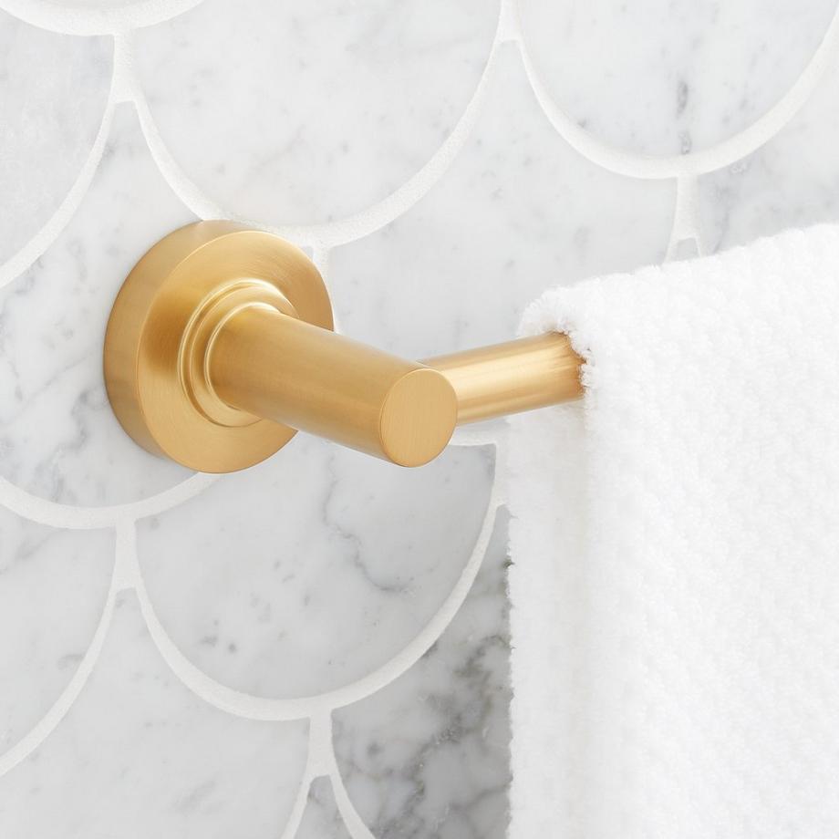 Elter Modern Brass Double Hook | Signature Hardware