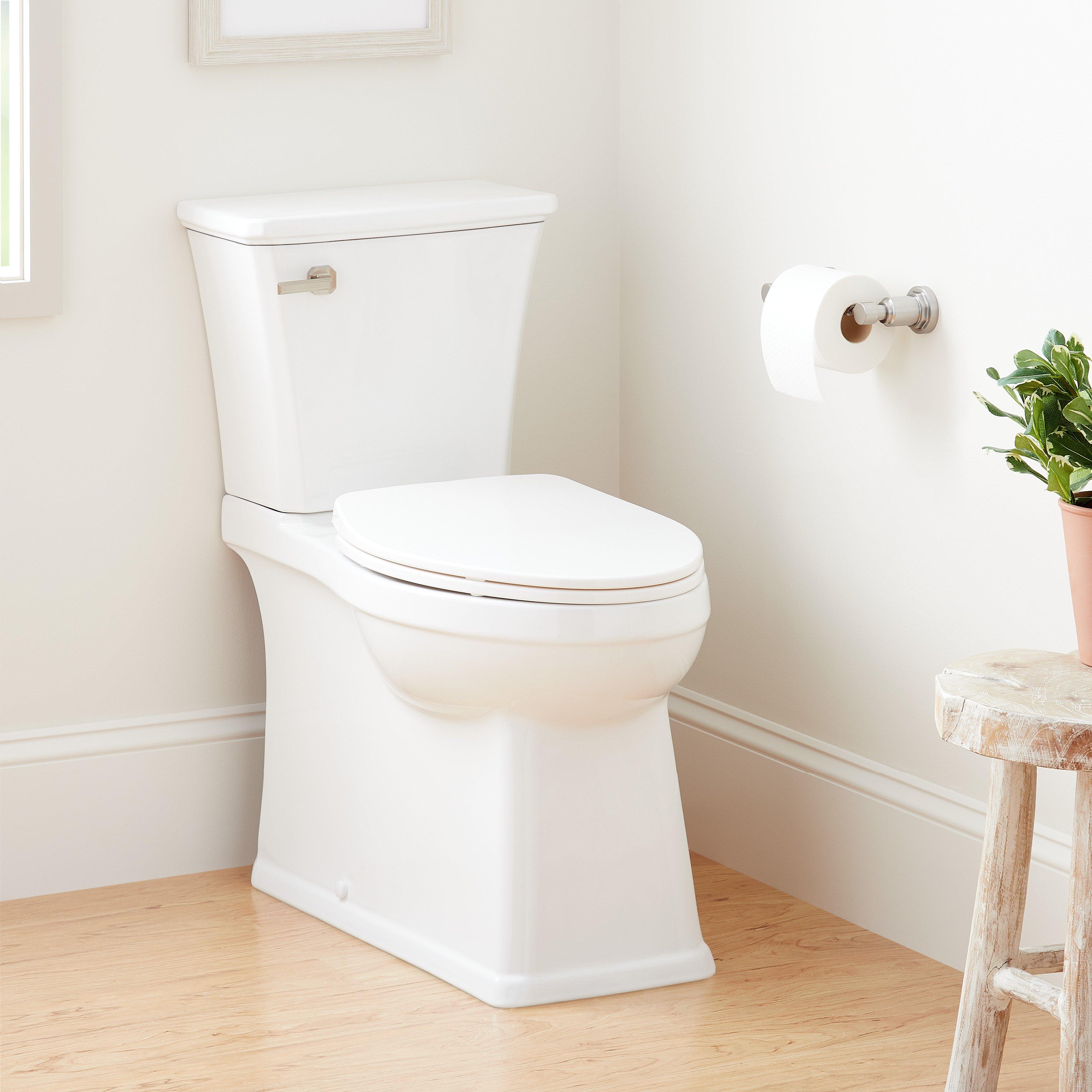 Benbrook Two-Piece Skirted Elongated Toilet | Signature Hardware