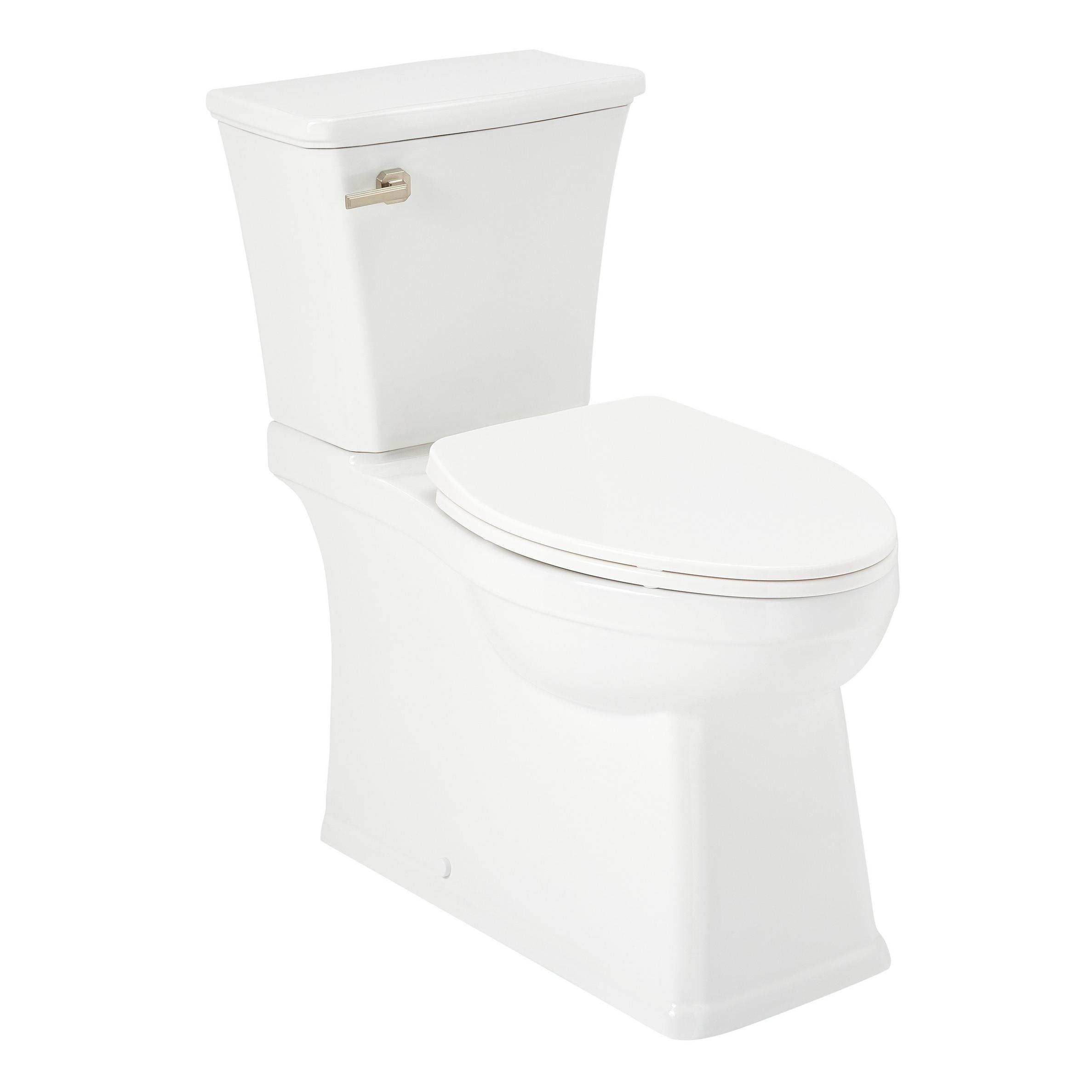 Benbrook Two-Piece Skirted Elongated Toilet | Signature Hardware