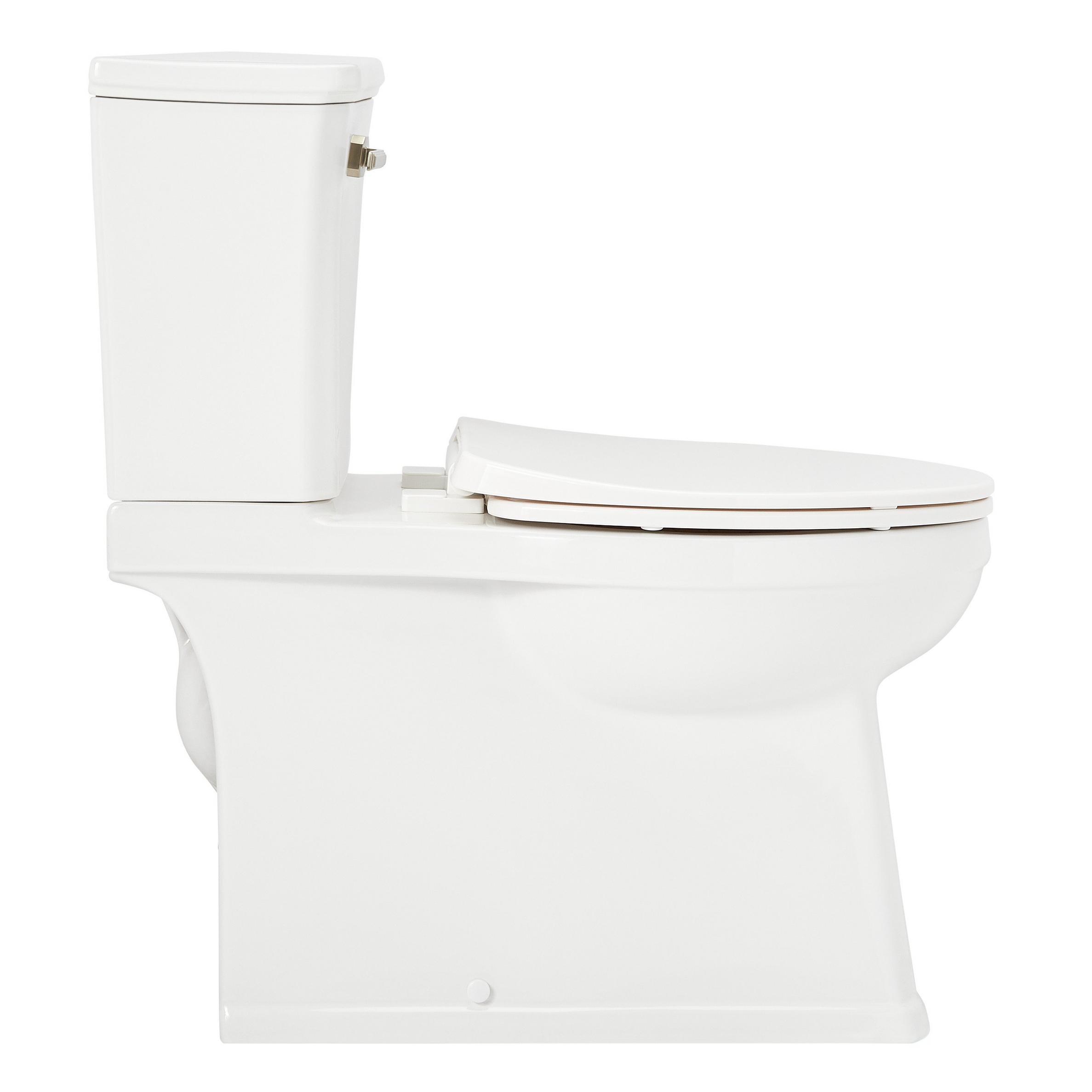 Benbrook Two-Piece Skirted Elongated Toilet | Signature Hardware