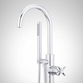 Vassor Freestanding Tub Faucet with Hand Shower | Signature Hardware