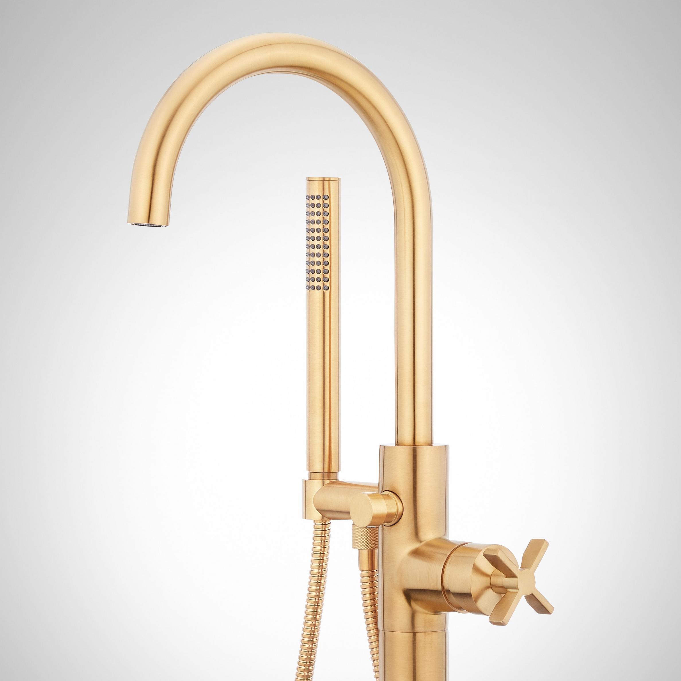 Vassor Freestanding Tub Faucet with Hand Shower | Signature Hardware