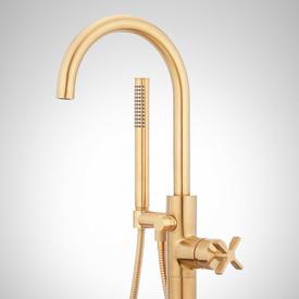 Vassor Freestanding Tub Faucet with Hand Shower | Signature Hardware