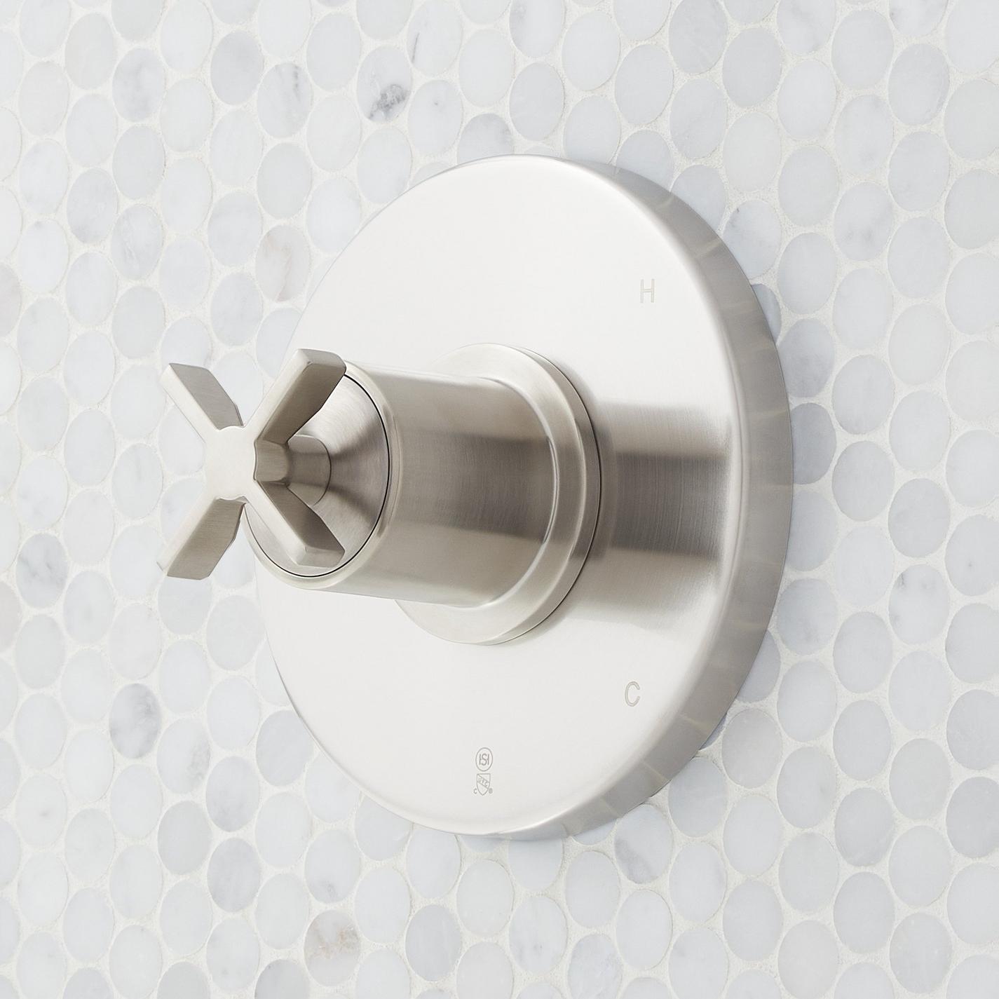 Vassor Pressure Balance Shower System with Slide Bar and Hand Shower ...