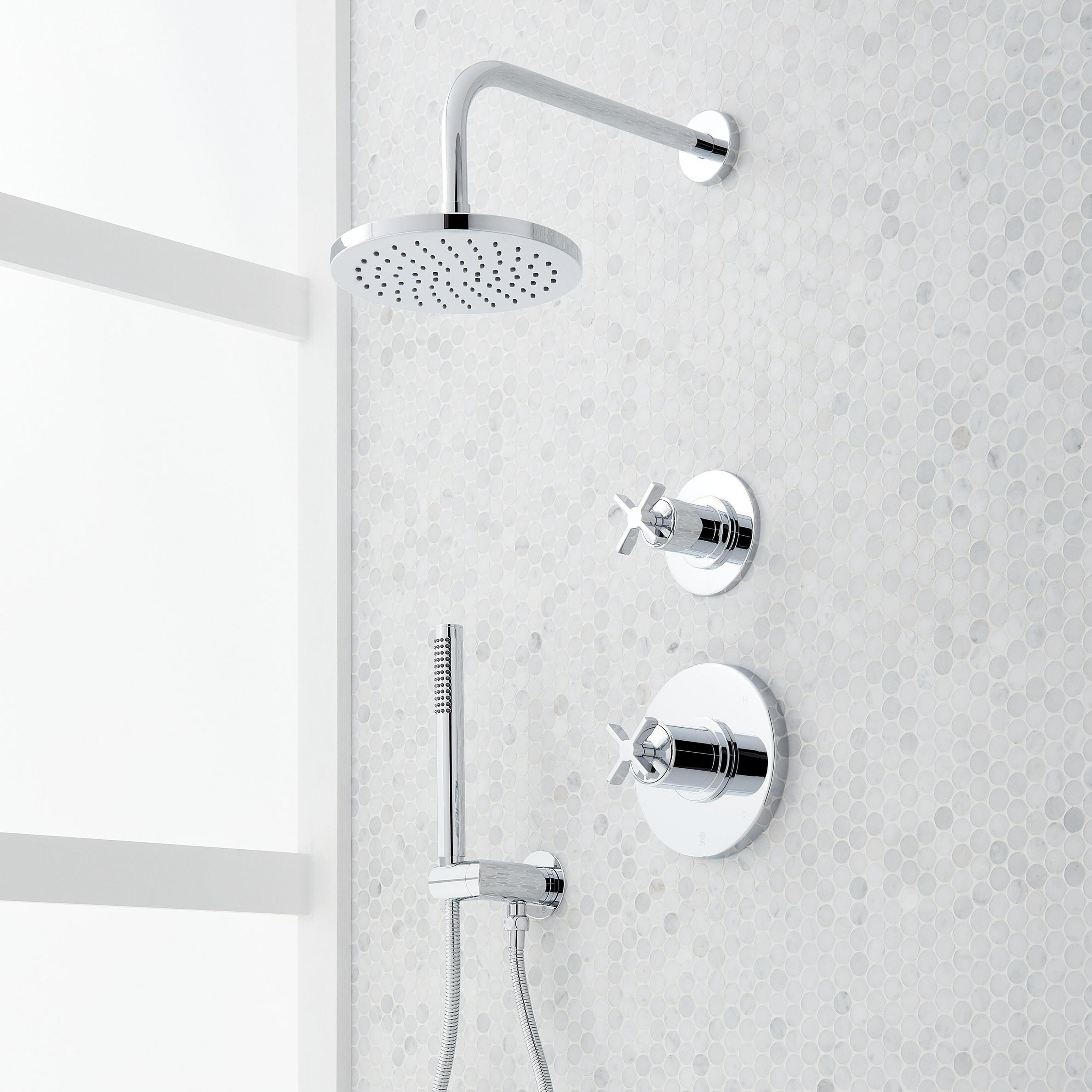 Vassor Pressure Balance Shower System with Hand Shower | Signature Hardware