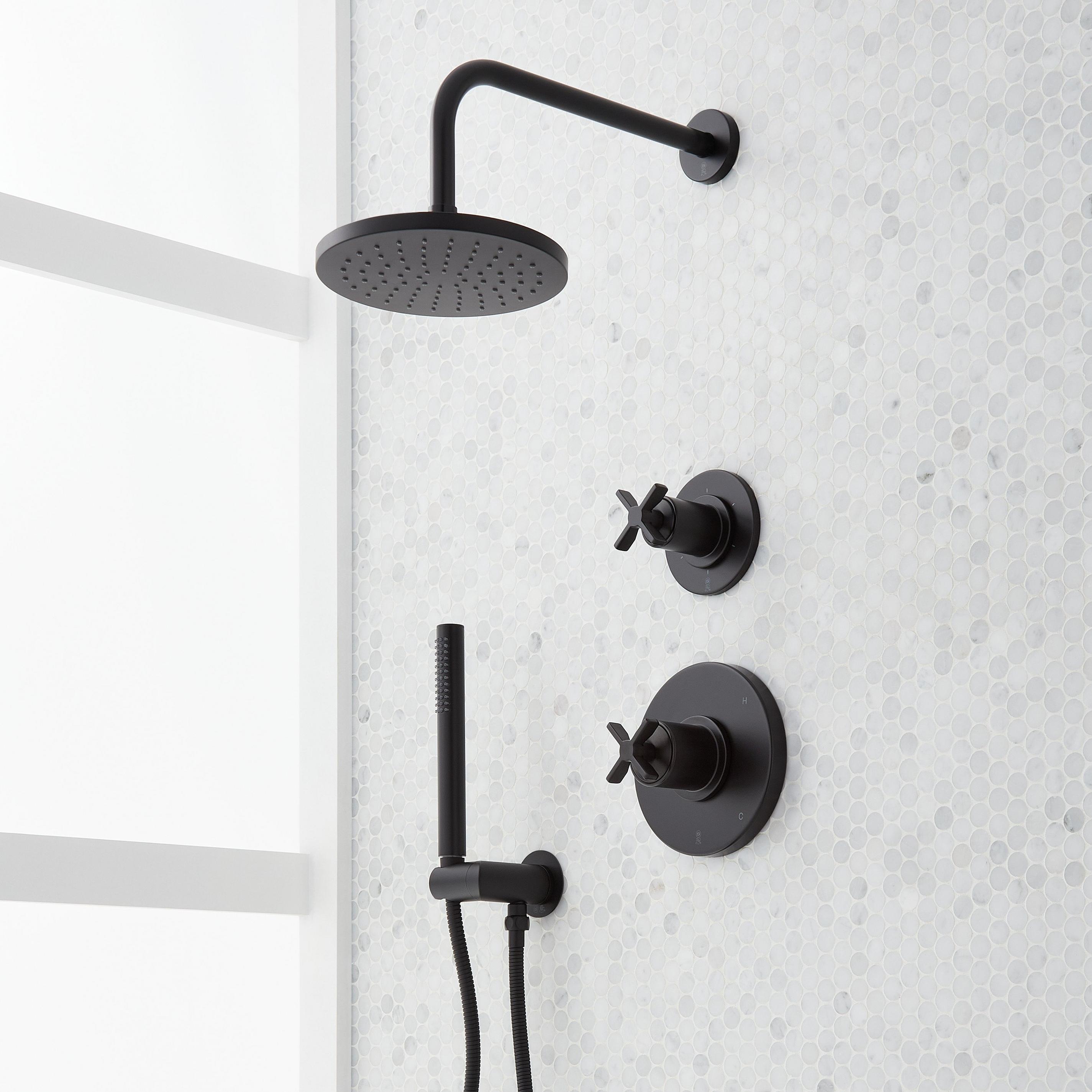 Vassor Pressure Balance Shower System with Hand Shower | Signature Hardware
