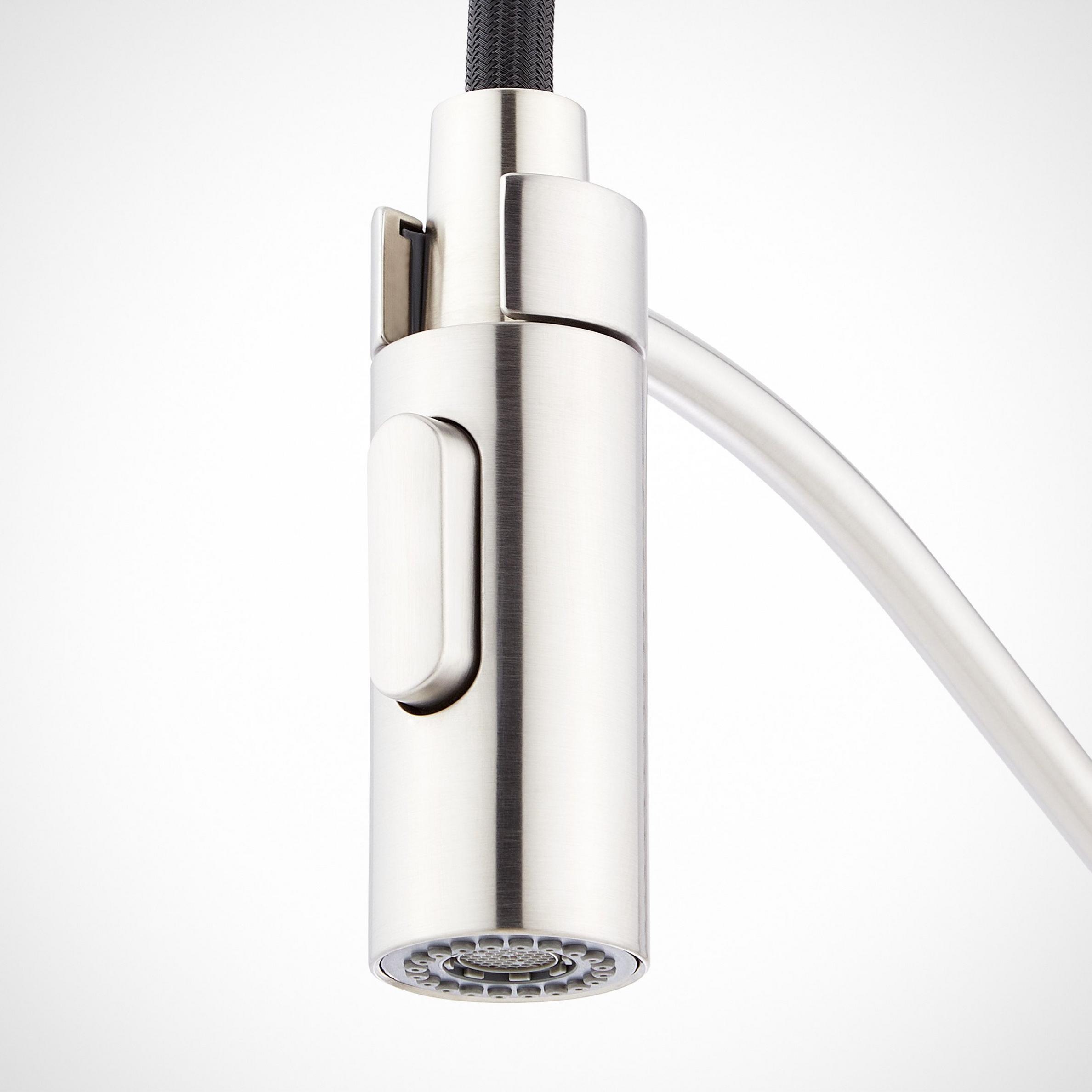 Eiler Single-Hole Kitchen Faucet with Pull-Down Spring Spout ...