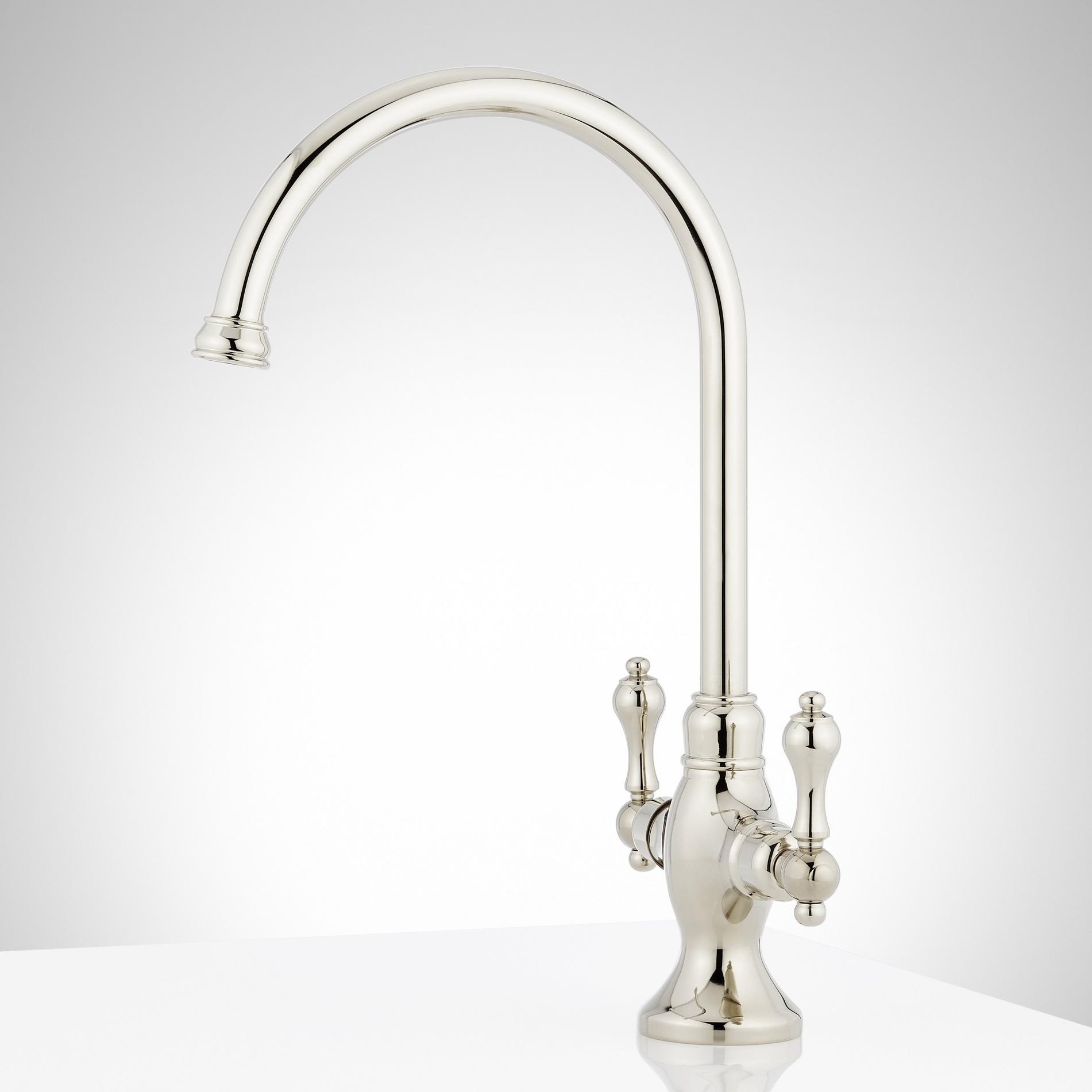 Isabel Single-Hole Gooseneck Bar Faucet | Signature Hardware