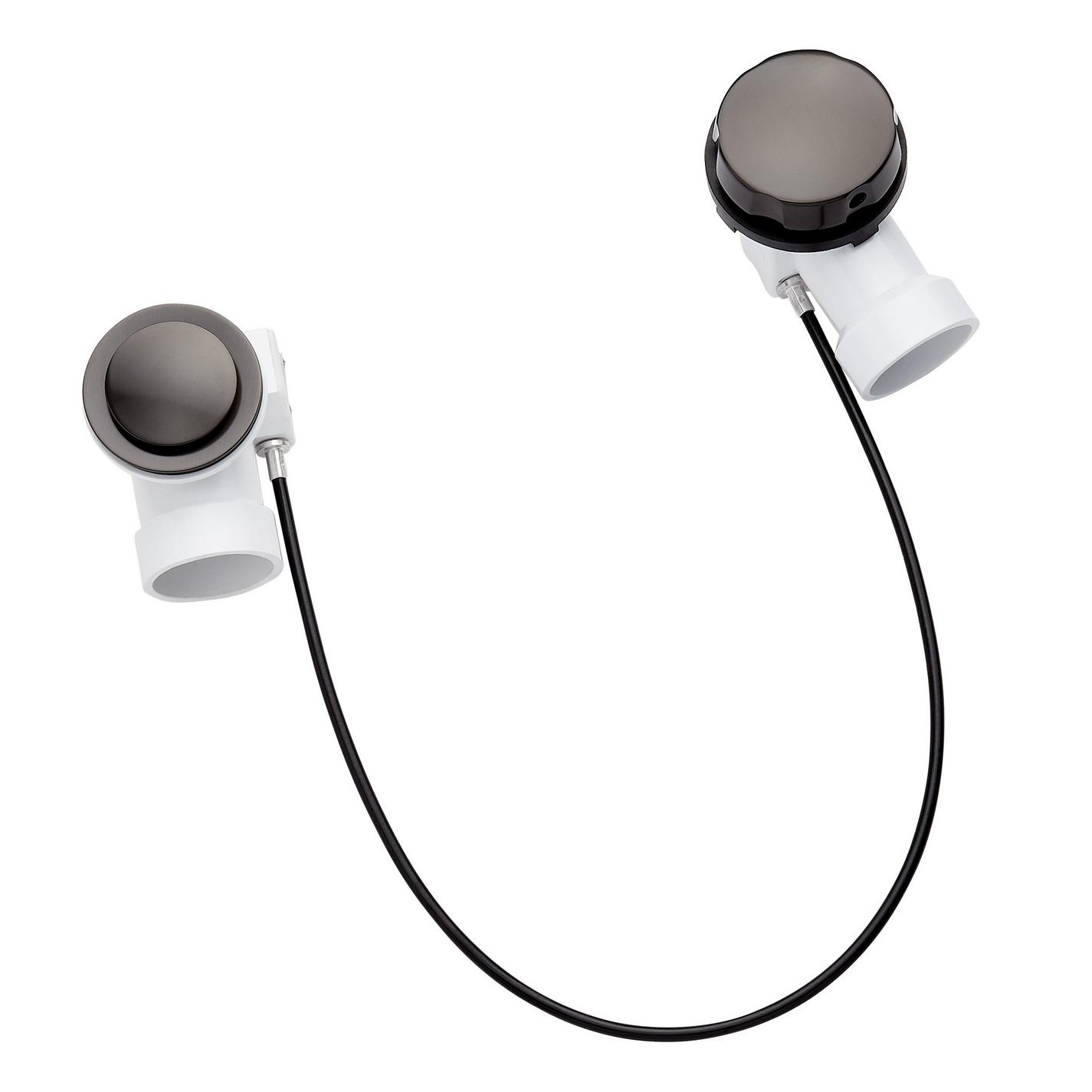 PVC Cable Drain & Overflow for 17" - 22" Deep Tubs | Signature Hardware