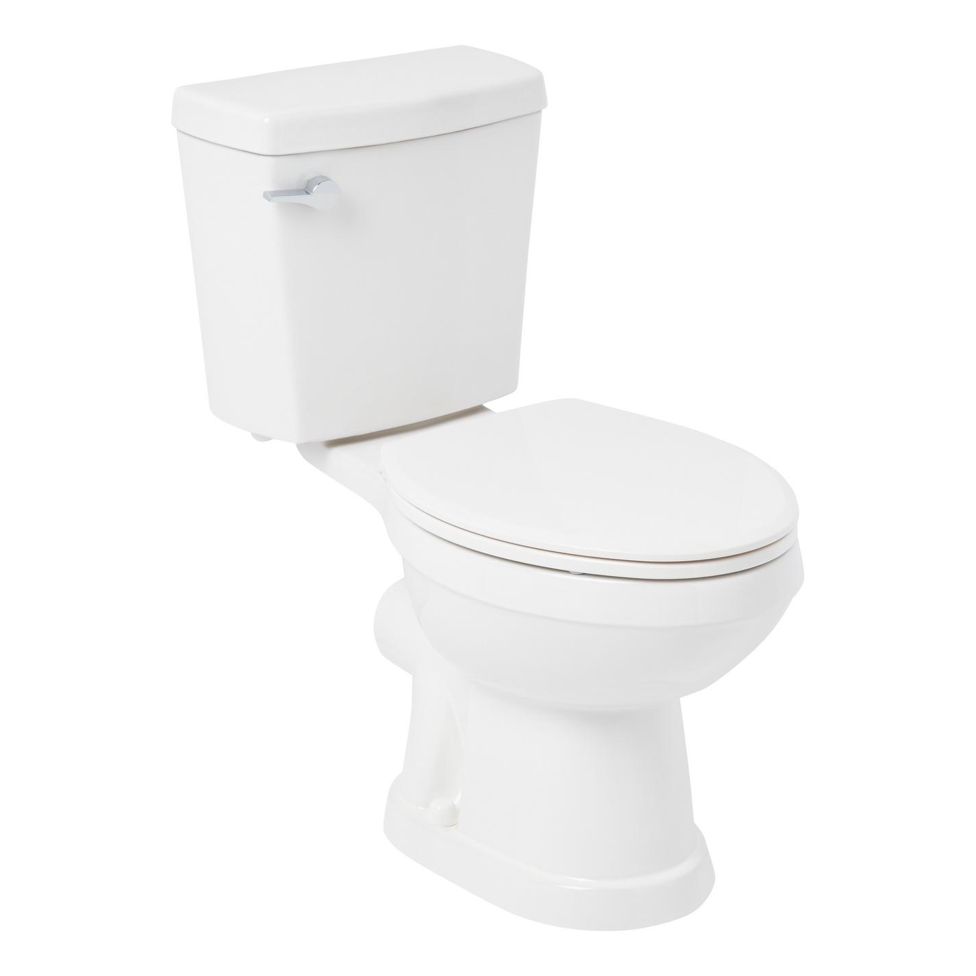 Waycross Two-Piece European Rear Outlet Toilet - Chrome | Signature ...