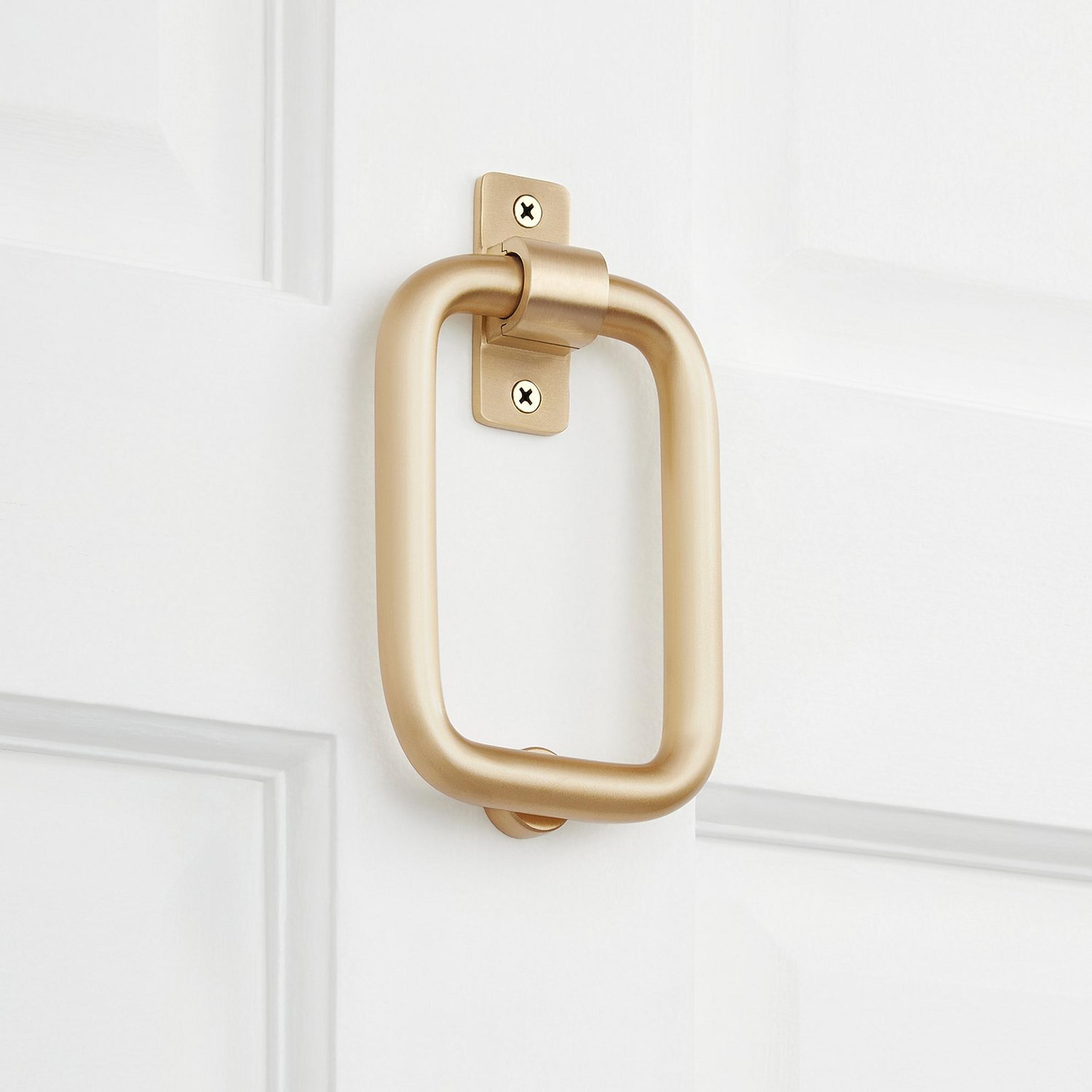 Rounded Square Brass Door Knocker | Signature Hardware