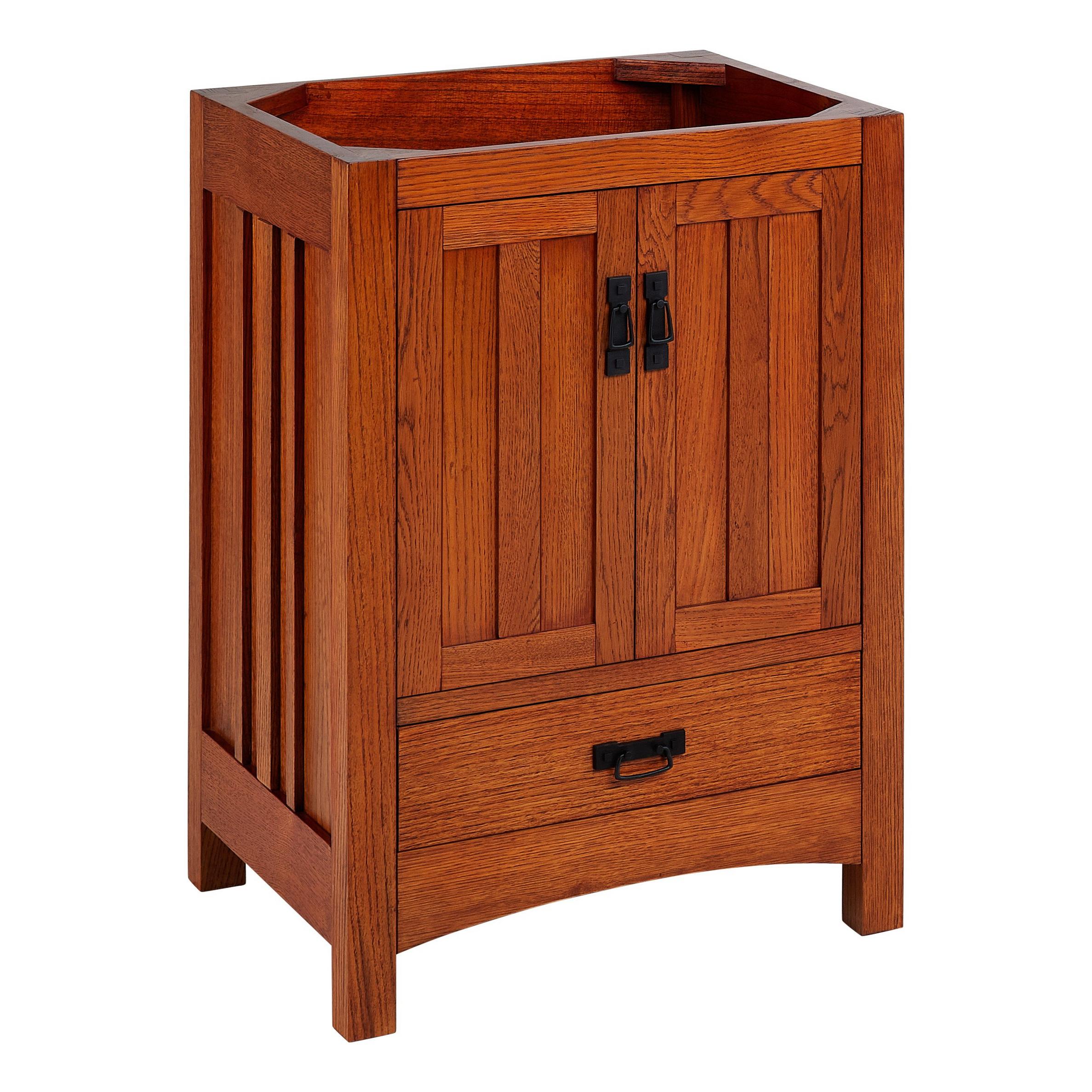 24" Maybeck Vanity - Tinted Oak - Vanity Cabinet Only | Signature Hardware