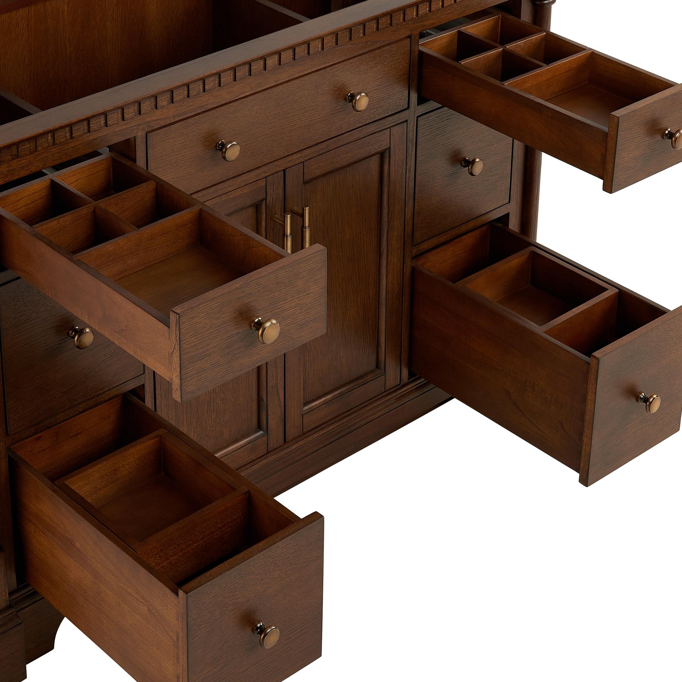 48" Claudia Vanity - Antique Coffee - Vanity Cabinet Only | Signature ...