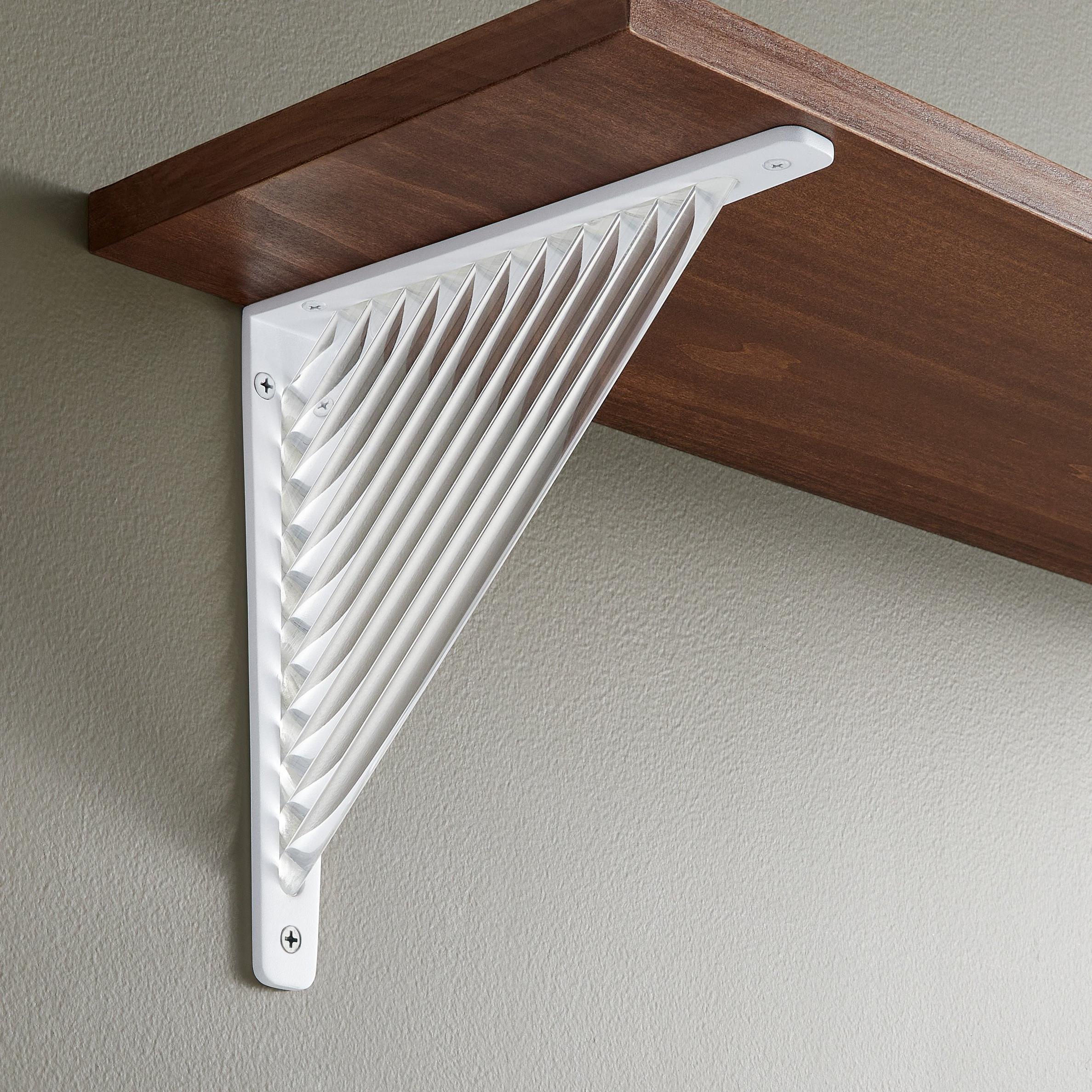 Daylen Brass and Acrylic Shelf Bracket | Signature Hardware